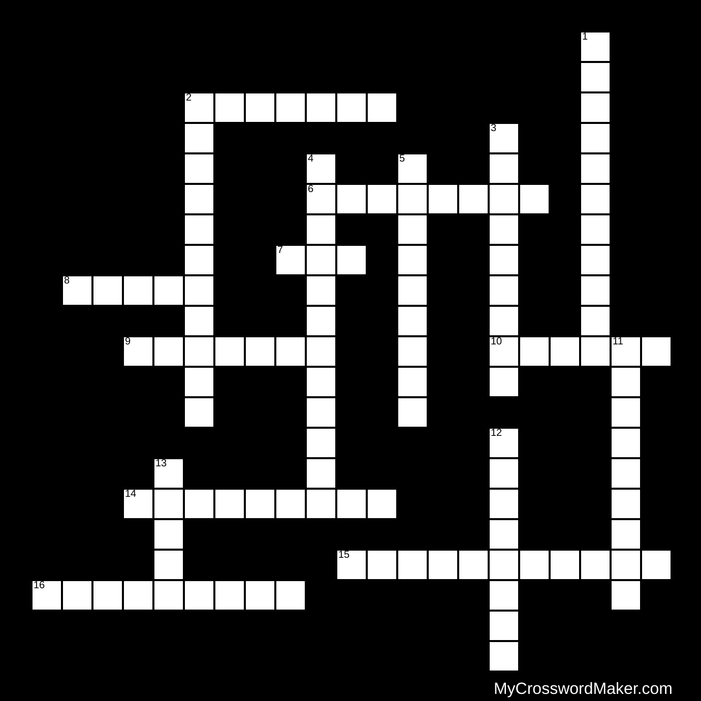 Crucigrama - Crossword Puzzle