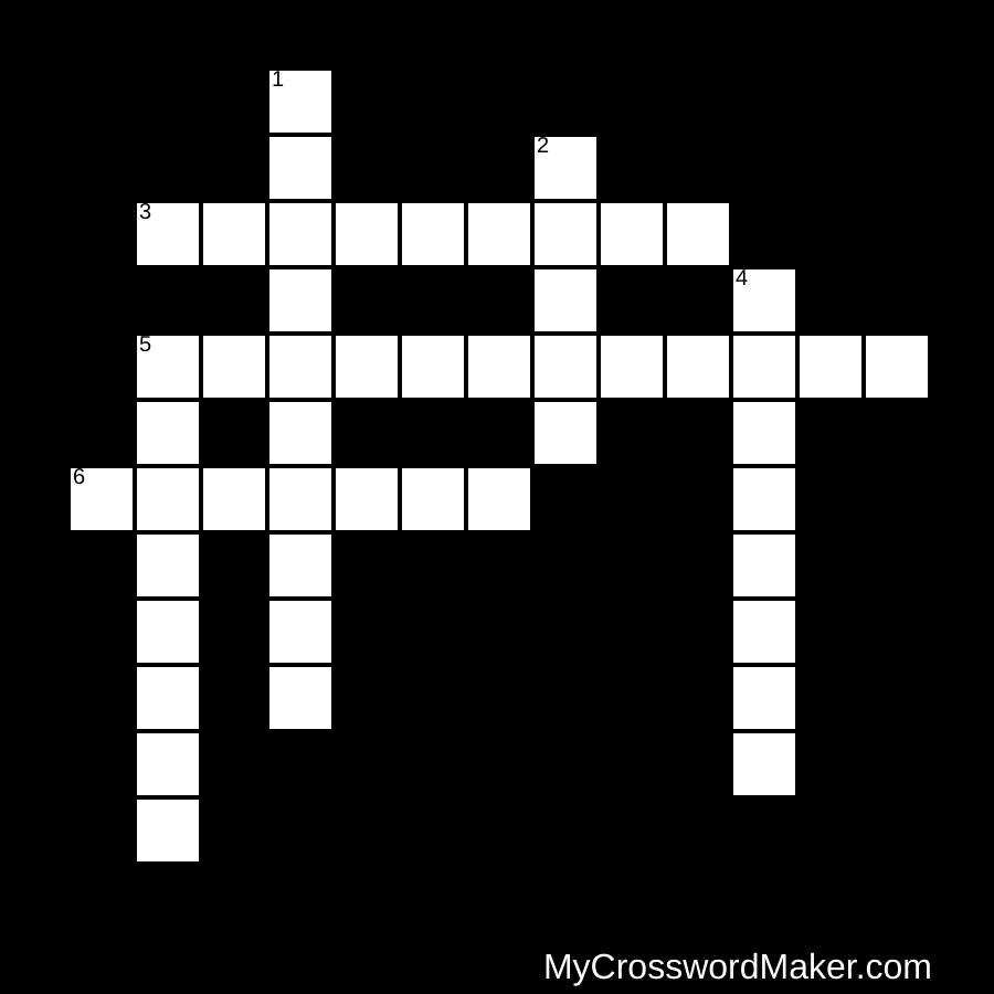 Crucigrama - Crossword Puzzle