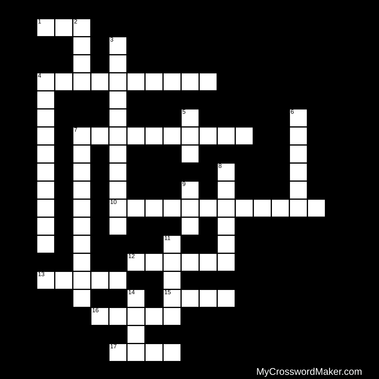 Crucigrama - Crossword Puzzle