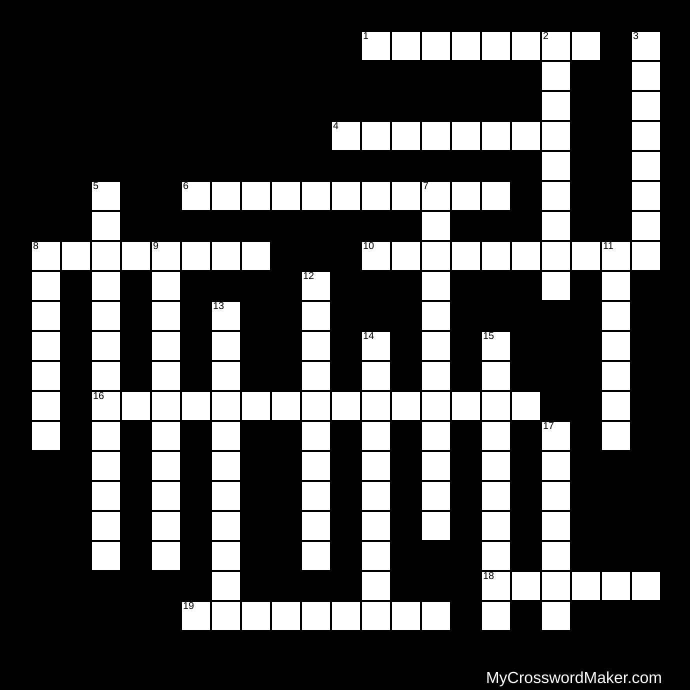 Crucigrama - Crossword Puzzle