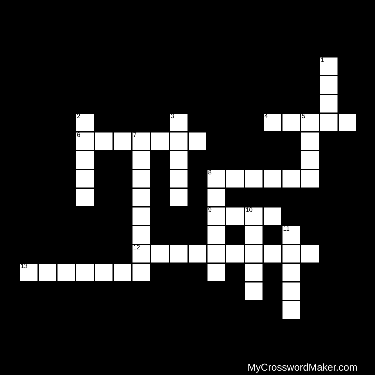 Crucigrama - Crossword Puzzle