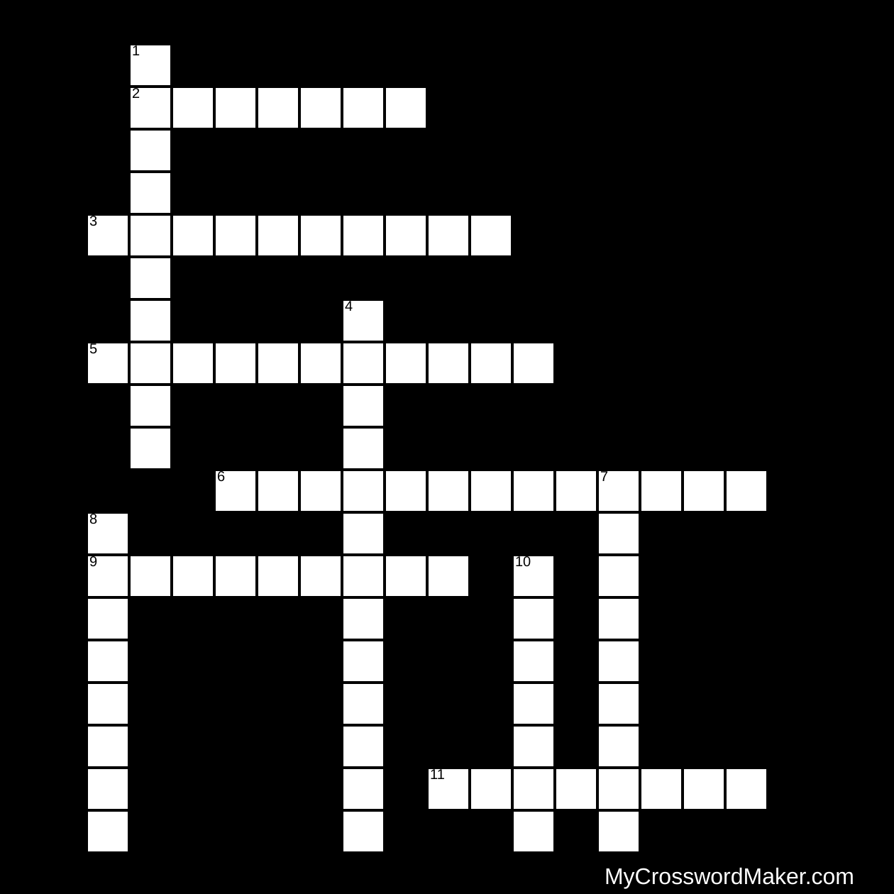 Crucigrama - Crossword Puzzle