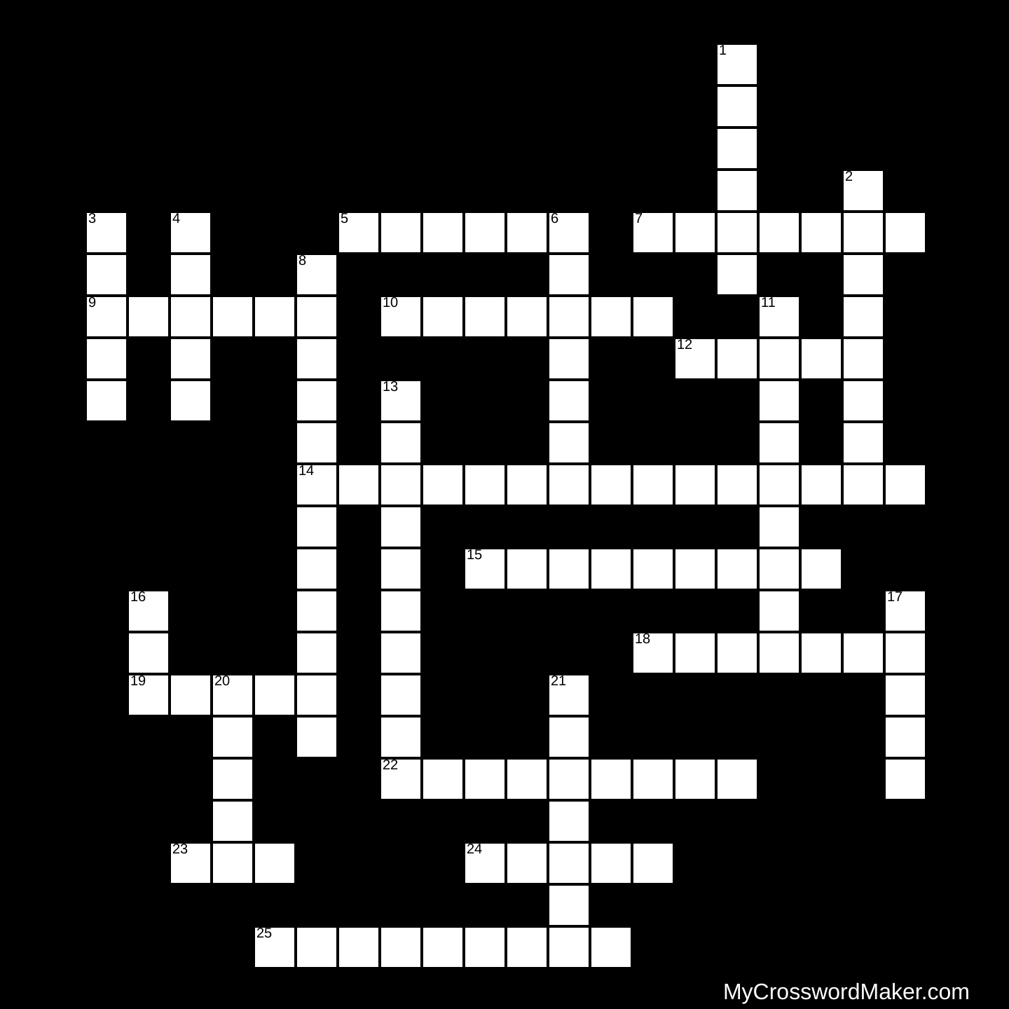 Crucigrama 21 (rt4) - Crossword Puzzle