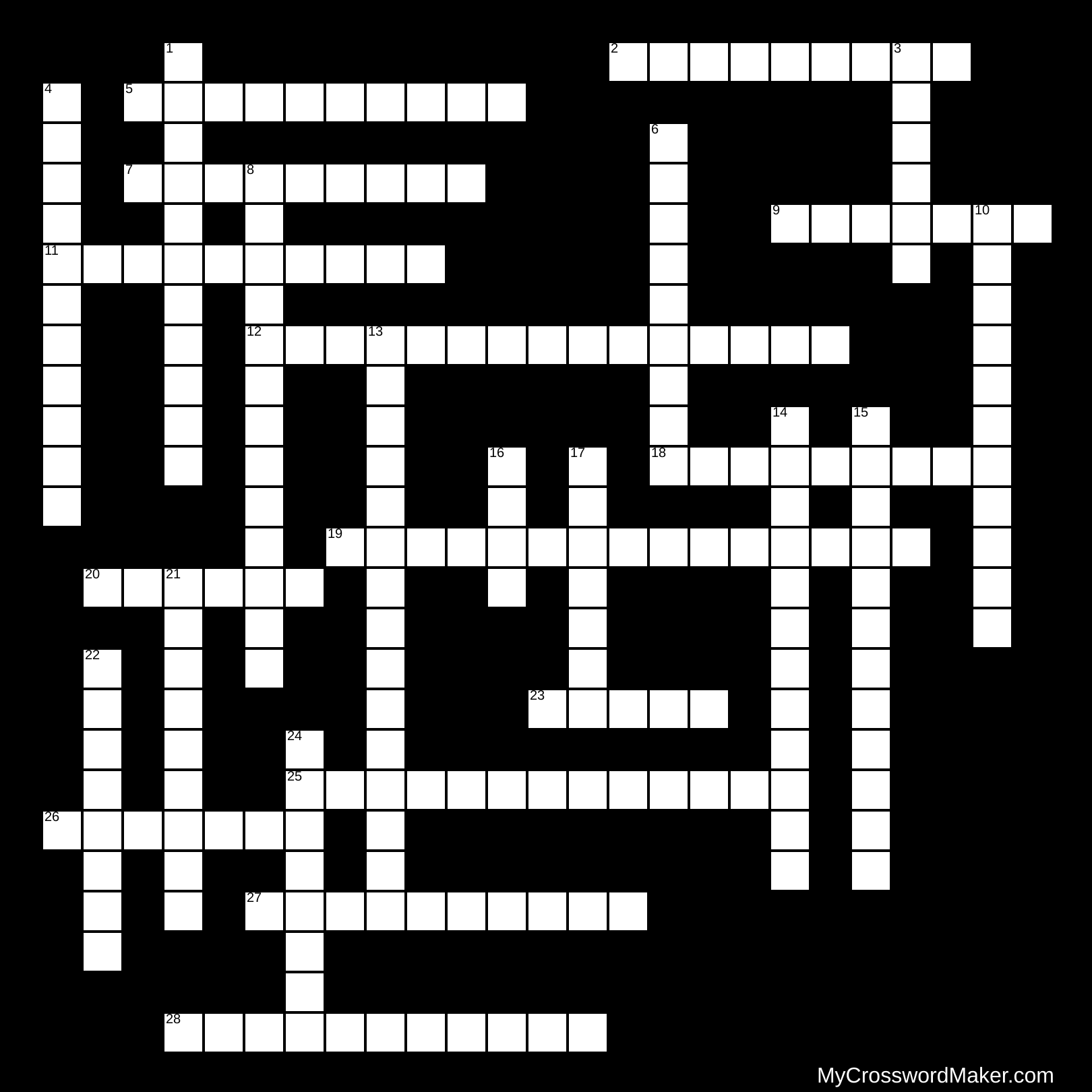 Crucigrama Didáctico. - Crossword Puzzle
