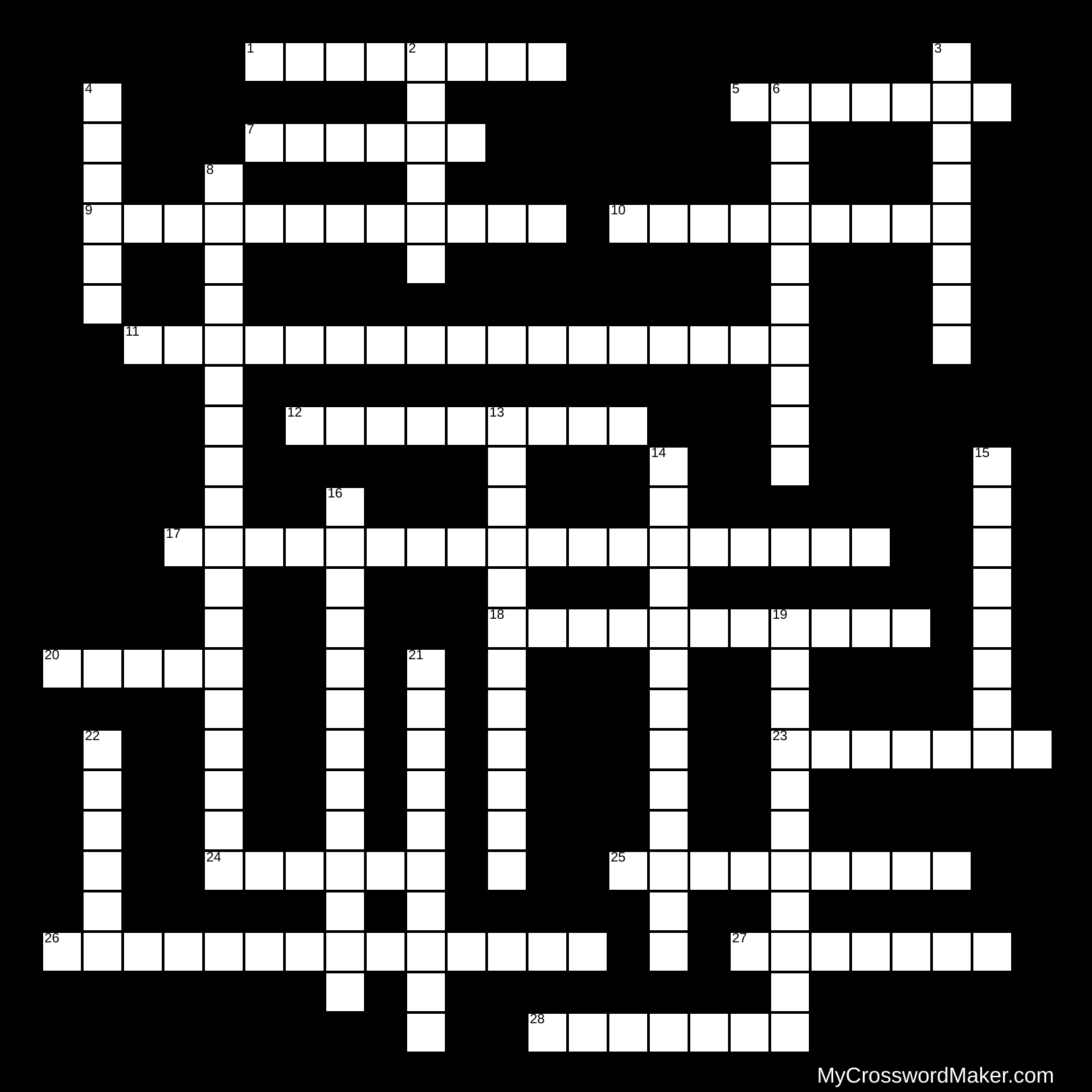 Crucigrama FUGO - Crossword Puzzle