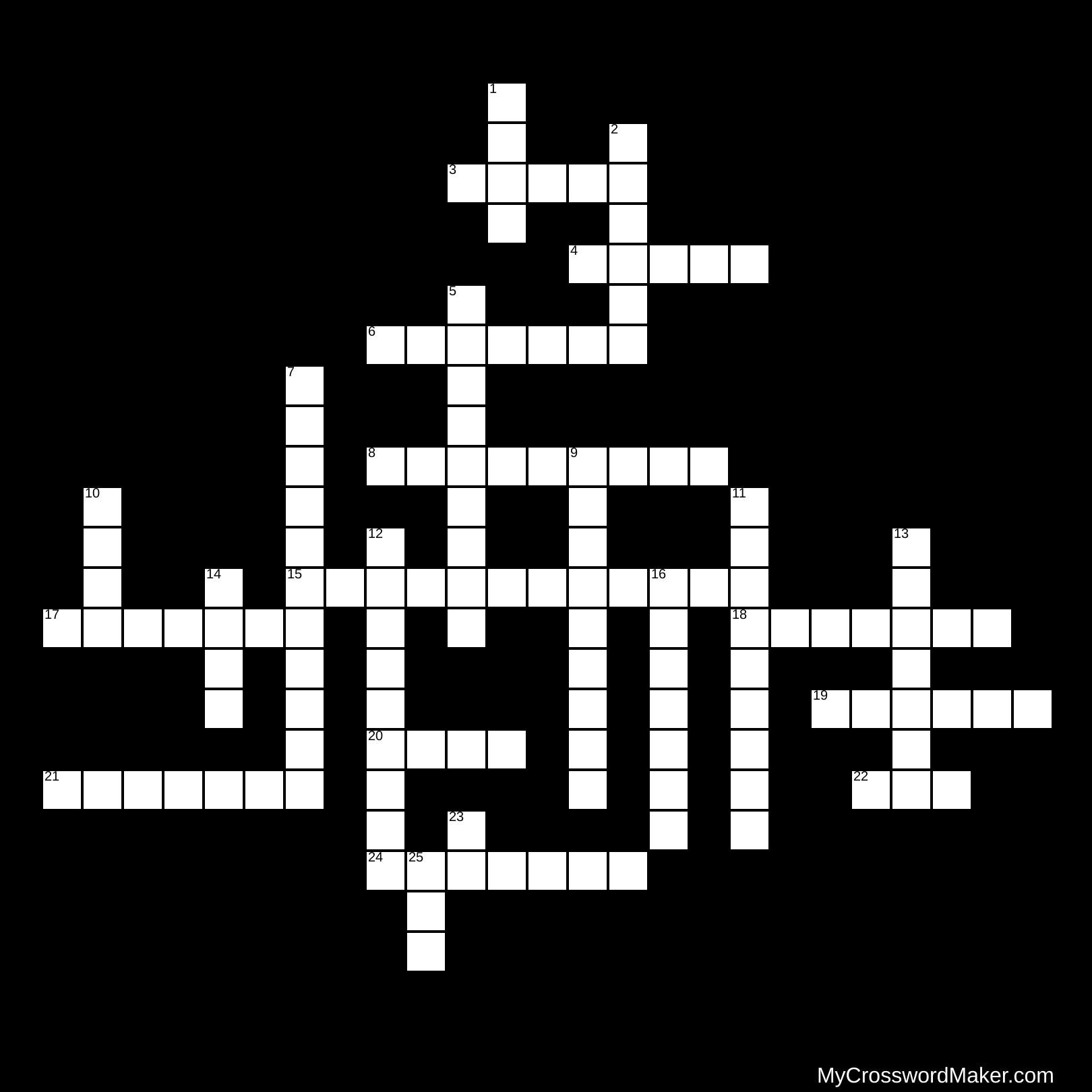 Crucigrama de Pascua - Crossword Puzzle