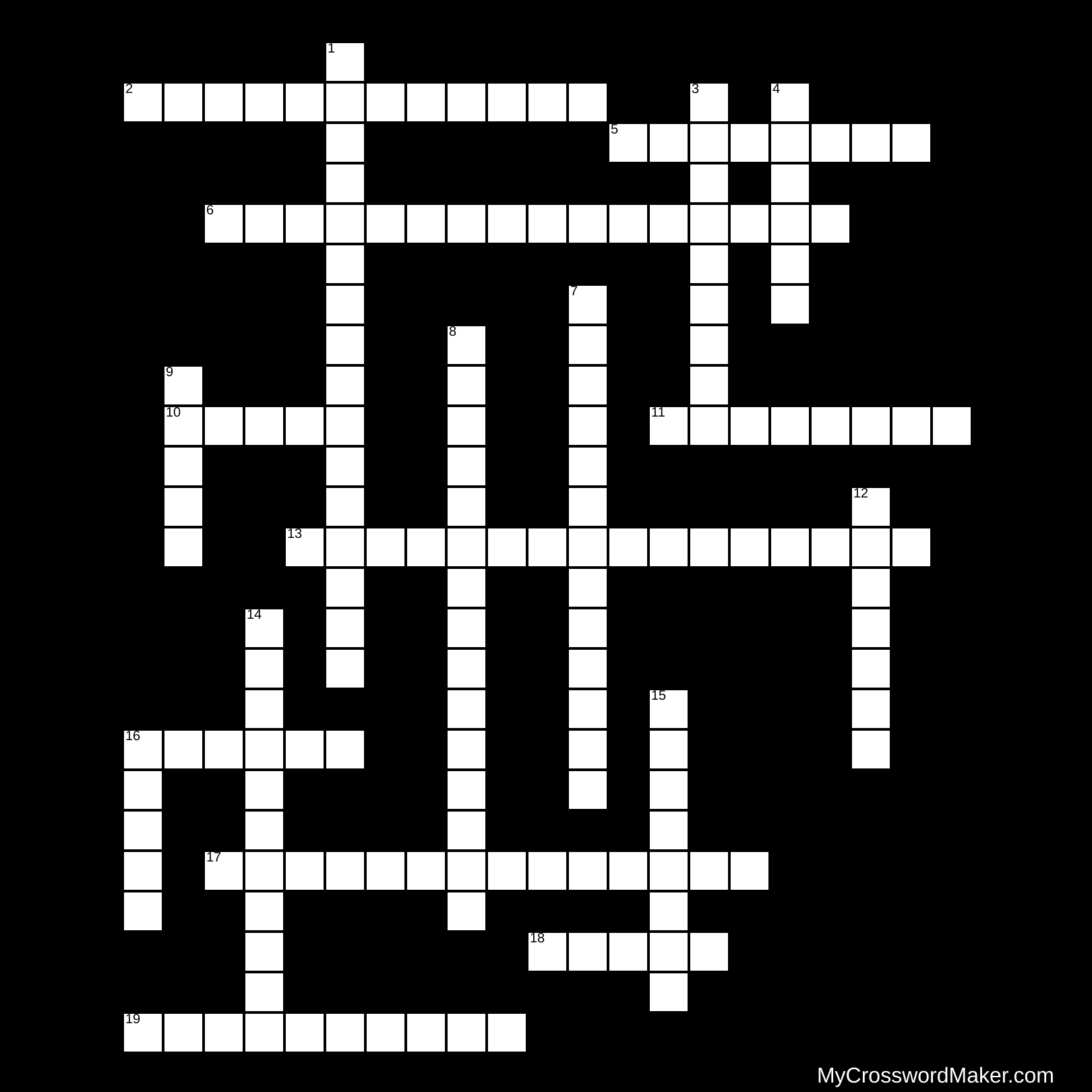 Cultural Crossword! - Crossword Puzzle