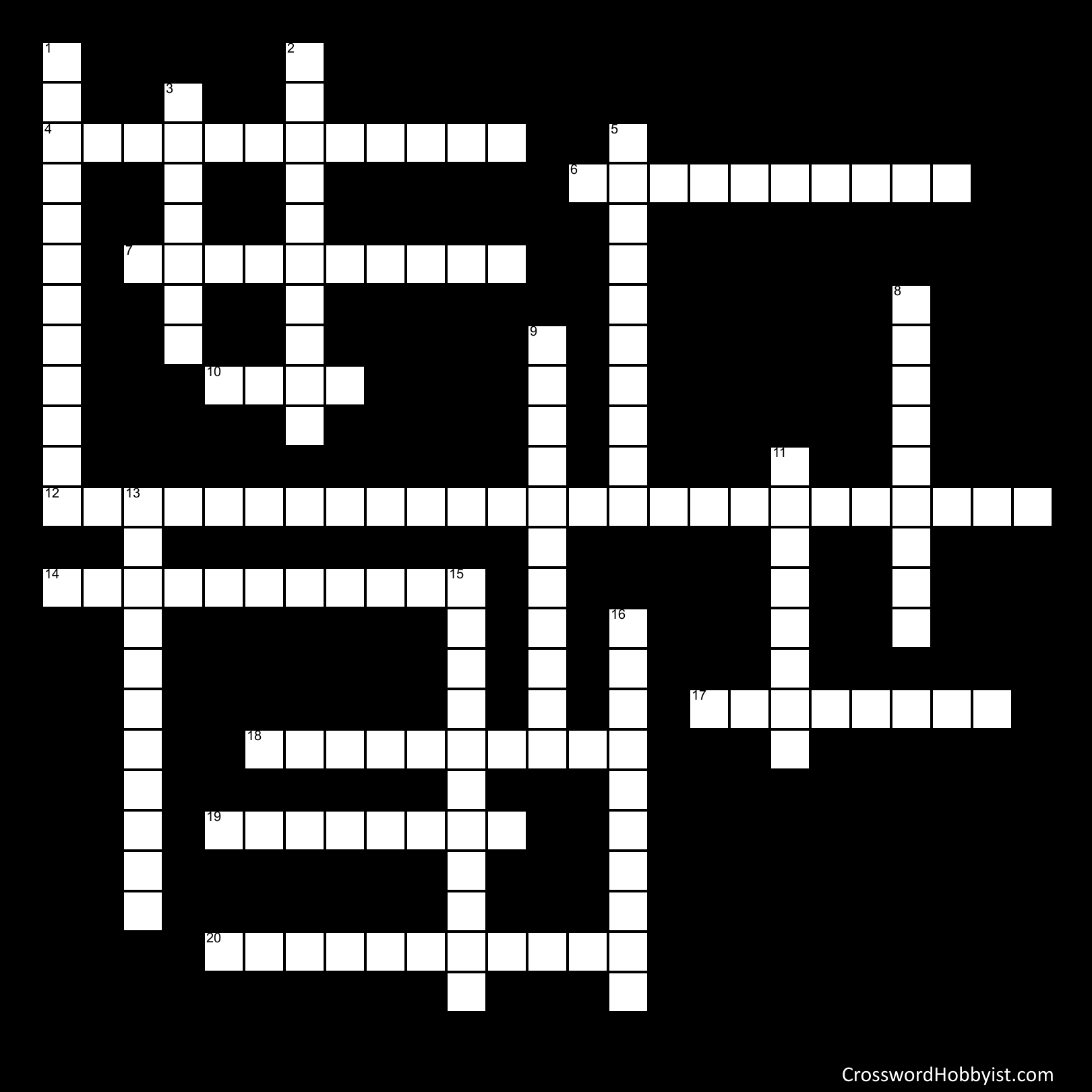 Declaration of Independence - Crossword Puzzle