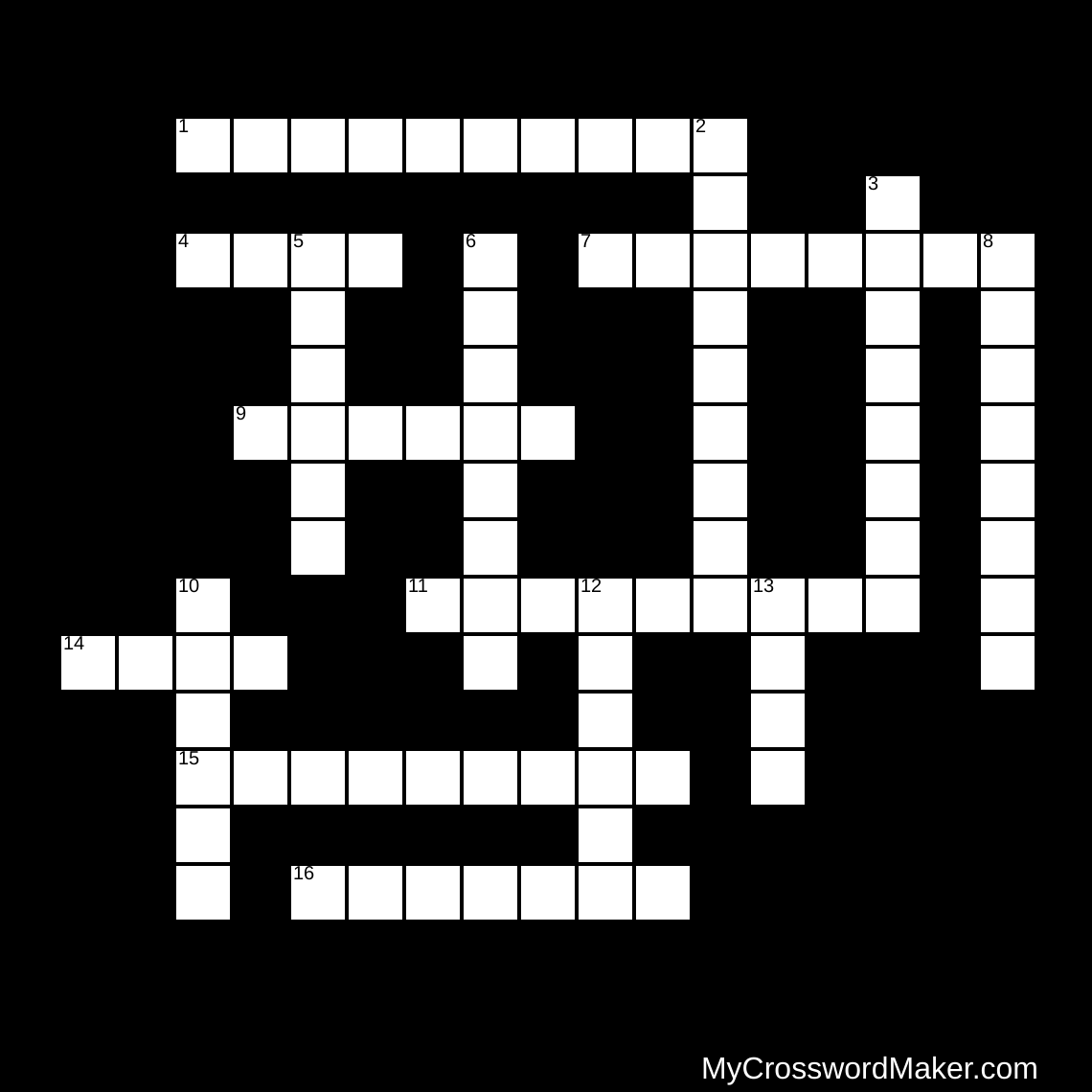 Disney Animation - Crossword Puzzle