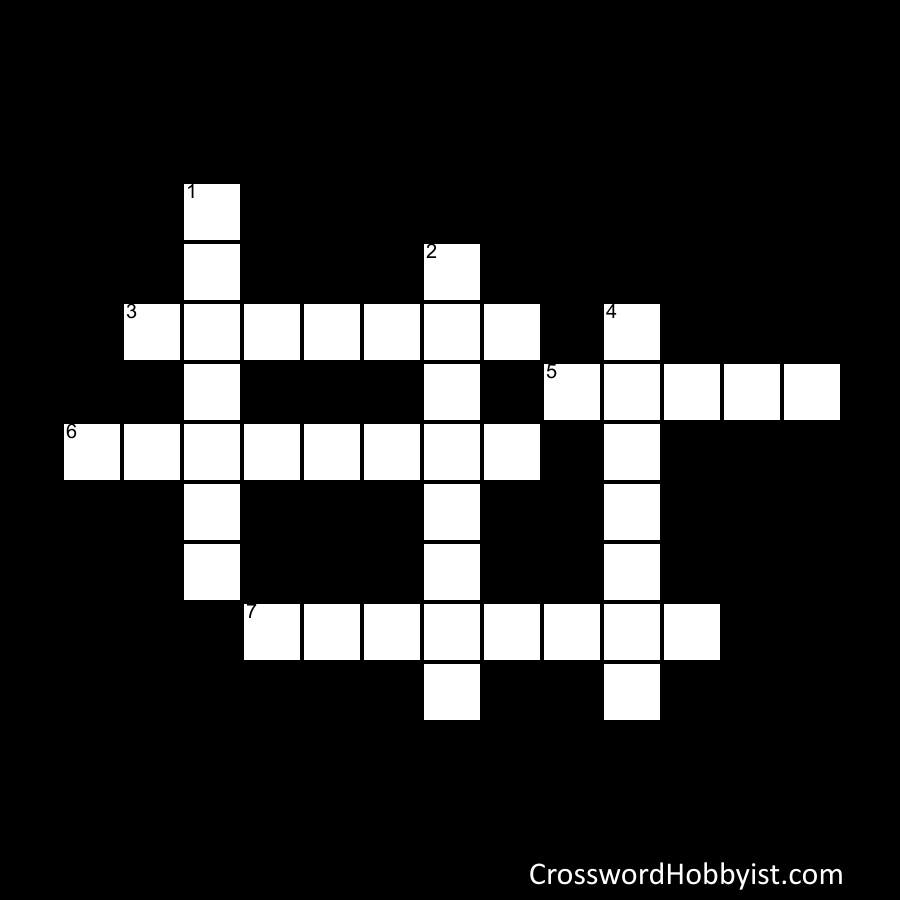 ELA Vocabulary Words - Crossword Puzzle