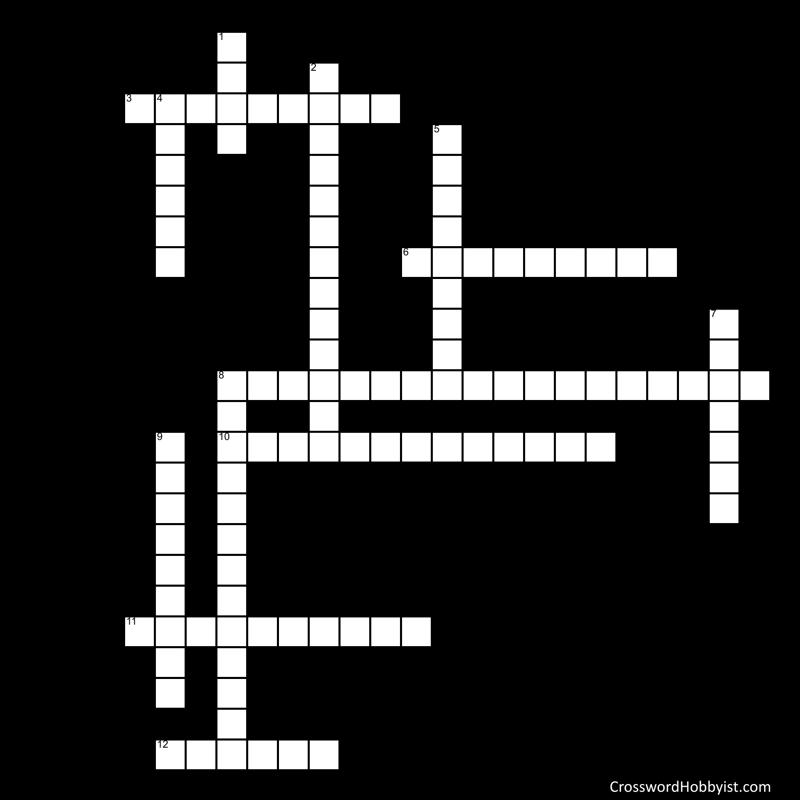 EMBRYOLOGY & HISTOLOGY - Crossword Puzzle