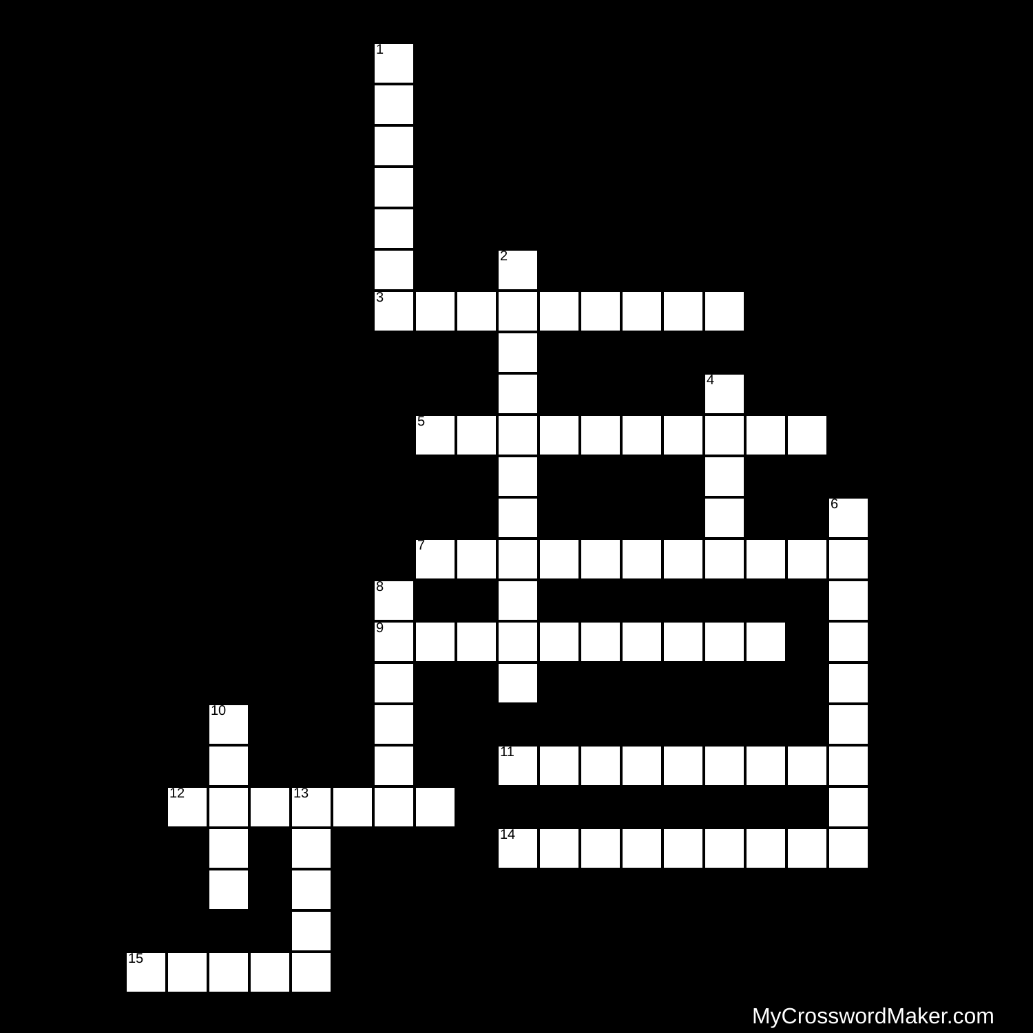 Earth Science Vocab Crossword Puzzle