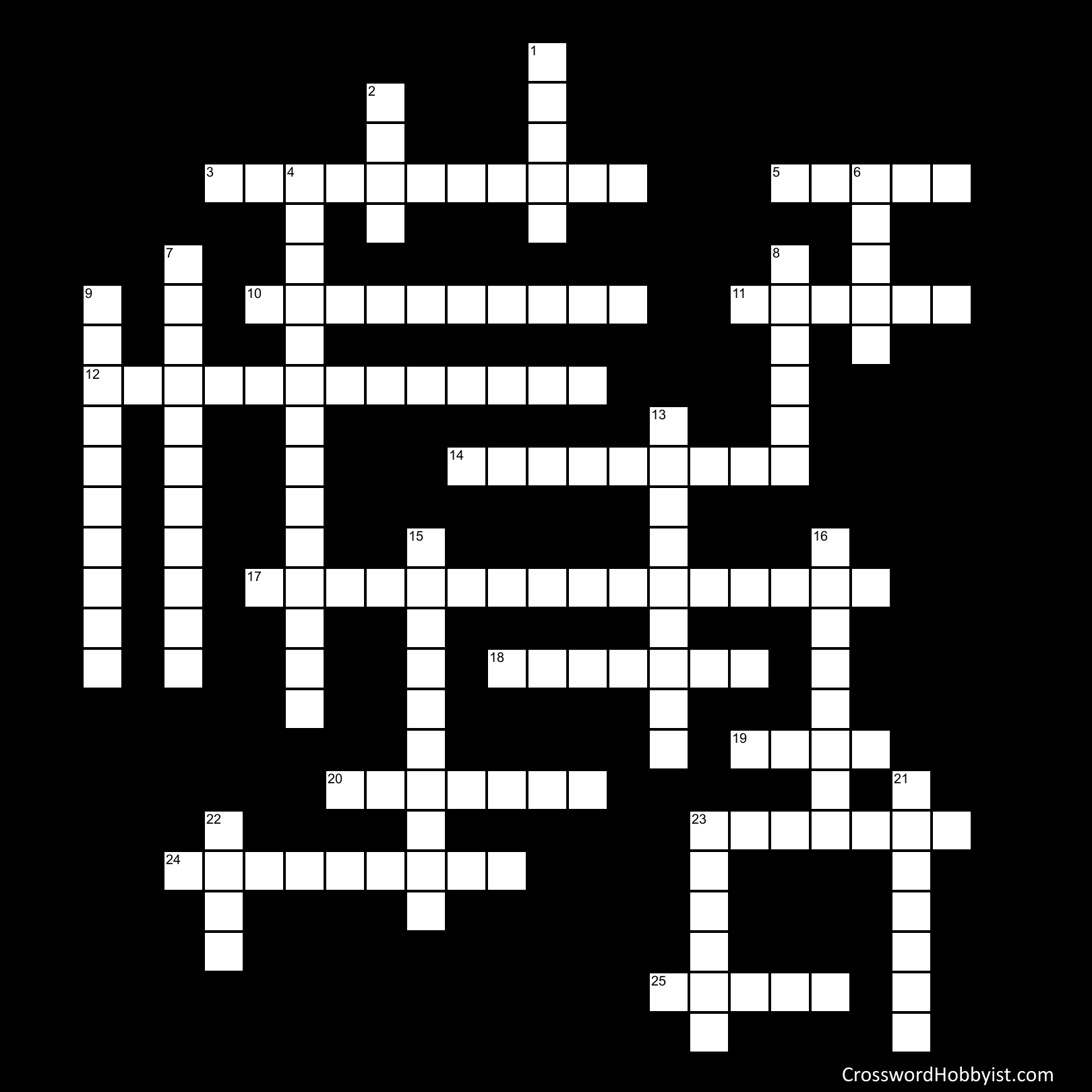 Earth's Formation and Layers - Crossword Puzzle
