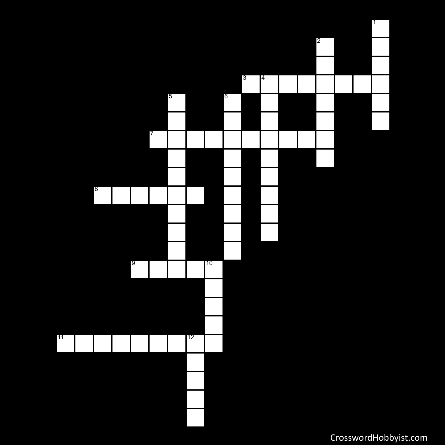 Easter Hunt - Crossword Puzzle