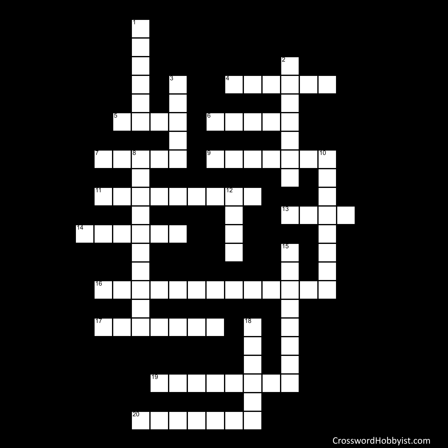 El Restaurante - Crossword Puzzle