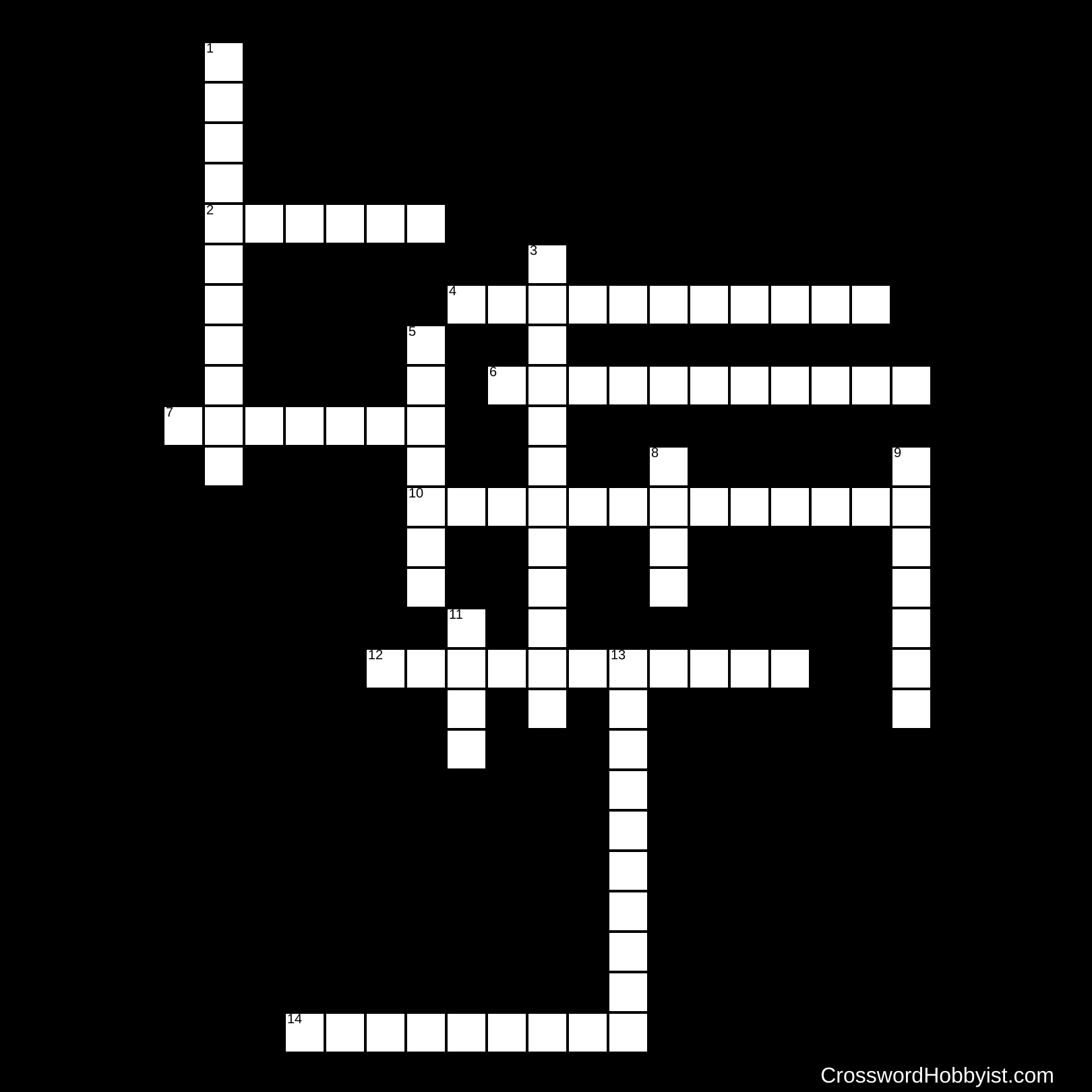 English Grammar basics - Crossword Puzzle