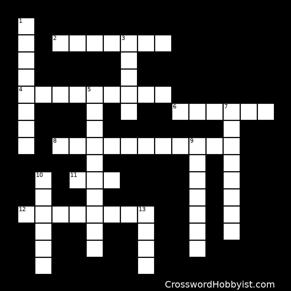 English Module 5 Vocabulary #1 - Crossword Puzzle