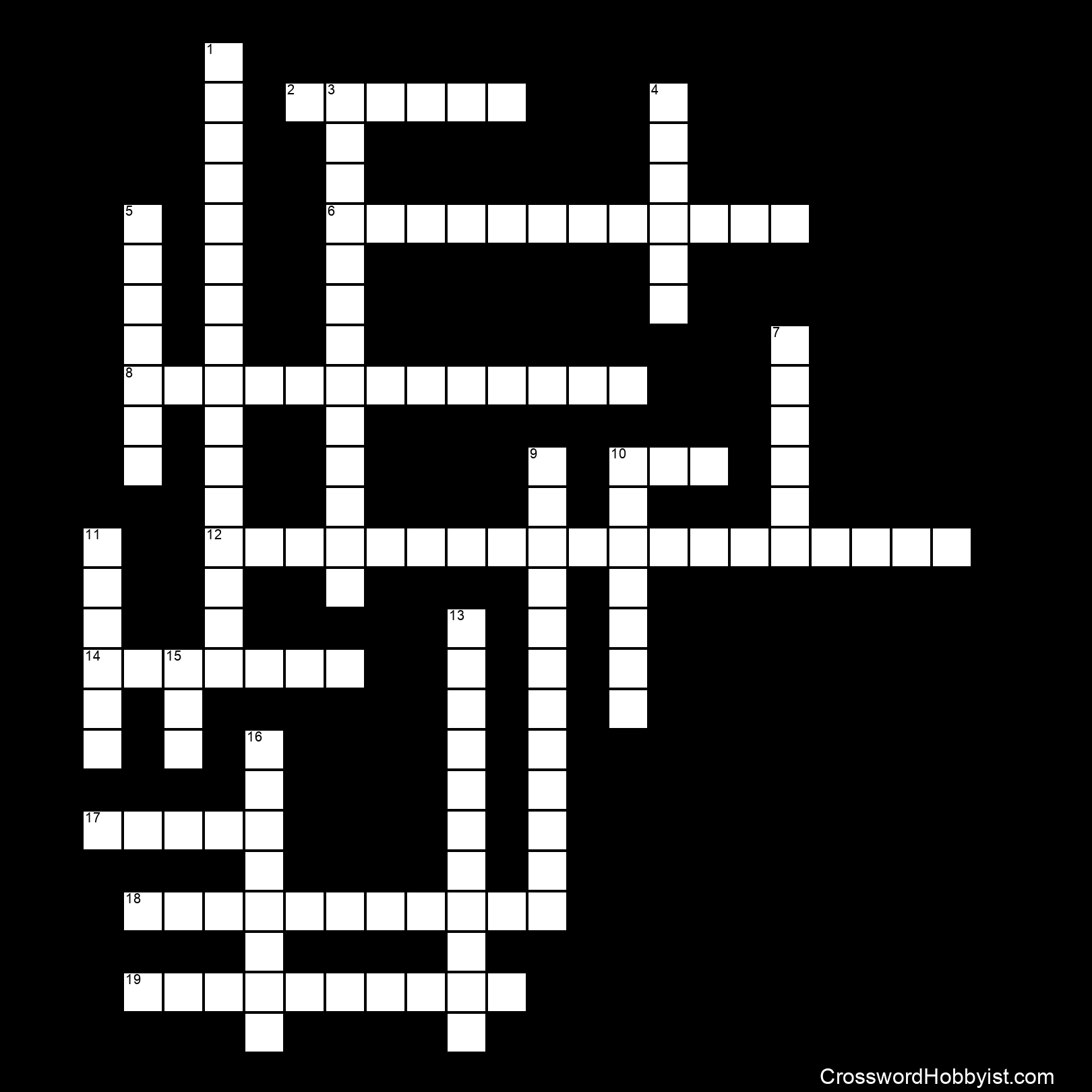 Equipment Safety and Inventory Management - Crossword Puzzle