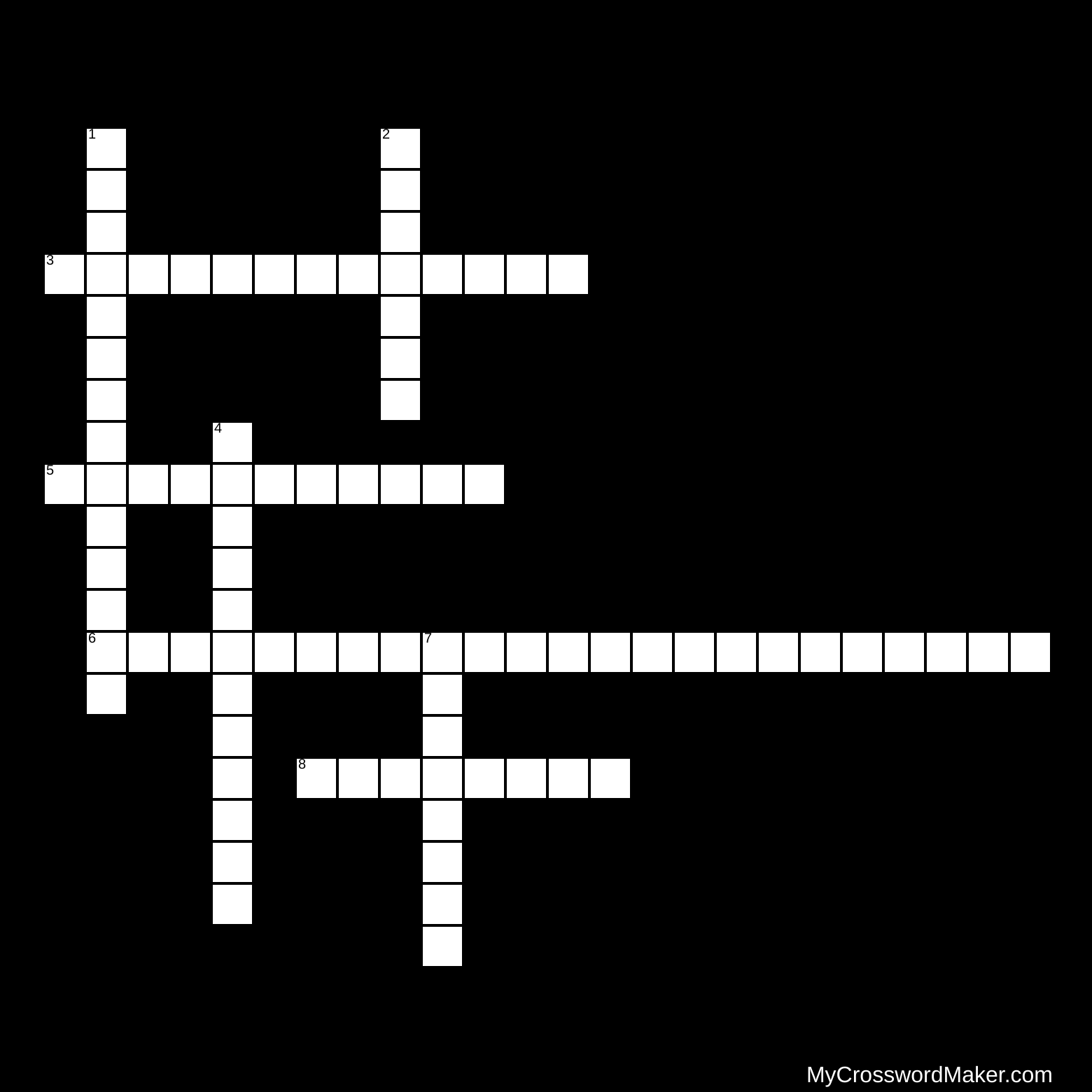 Etapas de la Independencia de México. - Crossword Puzzle