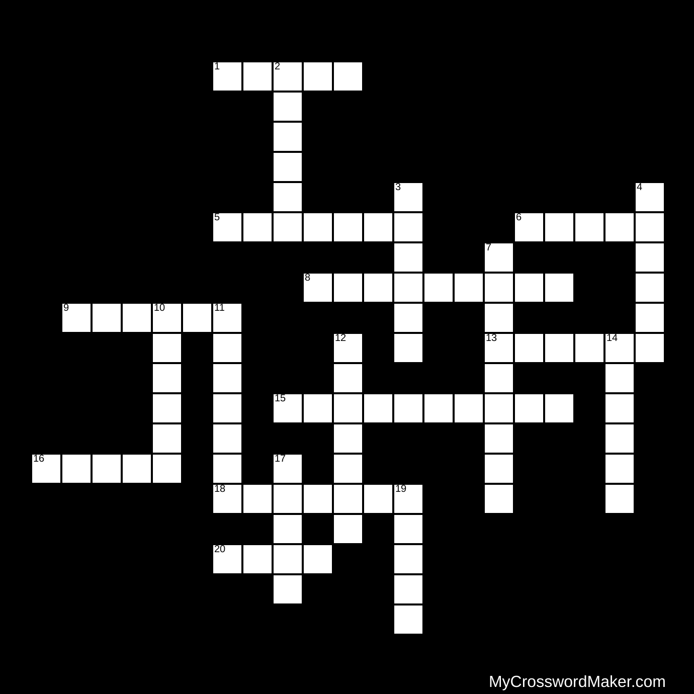 Experiencing Music Vocabulary - Crossword Puzzle