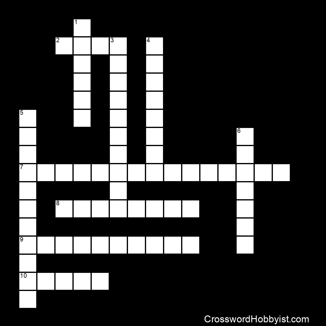 Exponential Rules Vocabulary - Crossword Puzzle