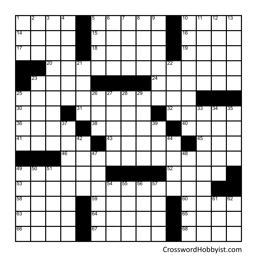 Famous Men in the 1960s - Crossword Puzzle