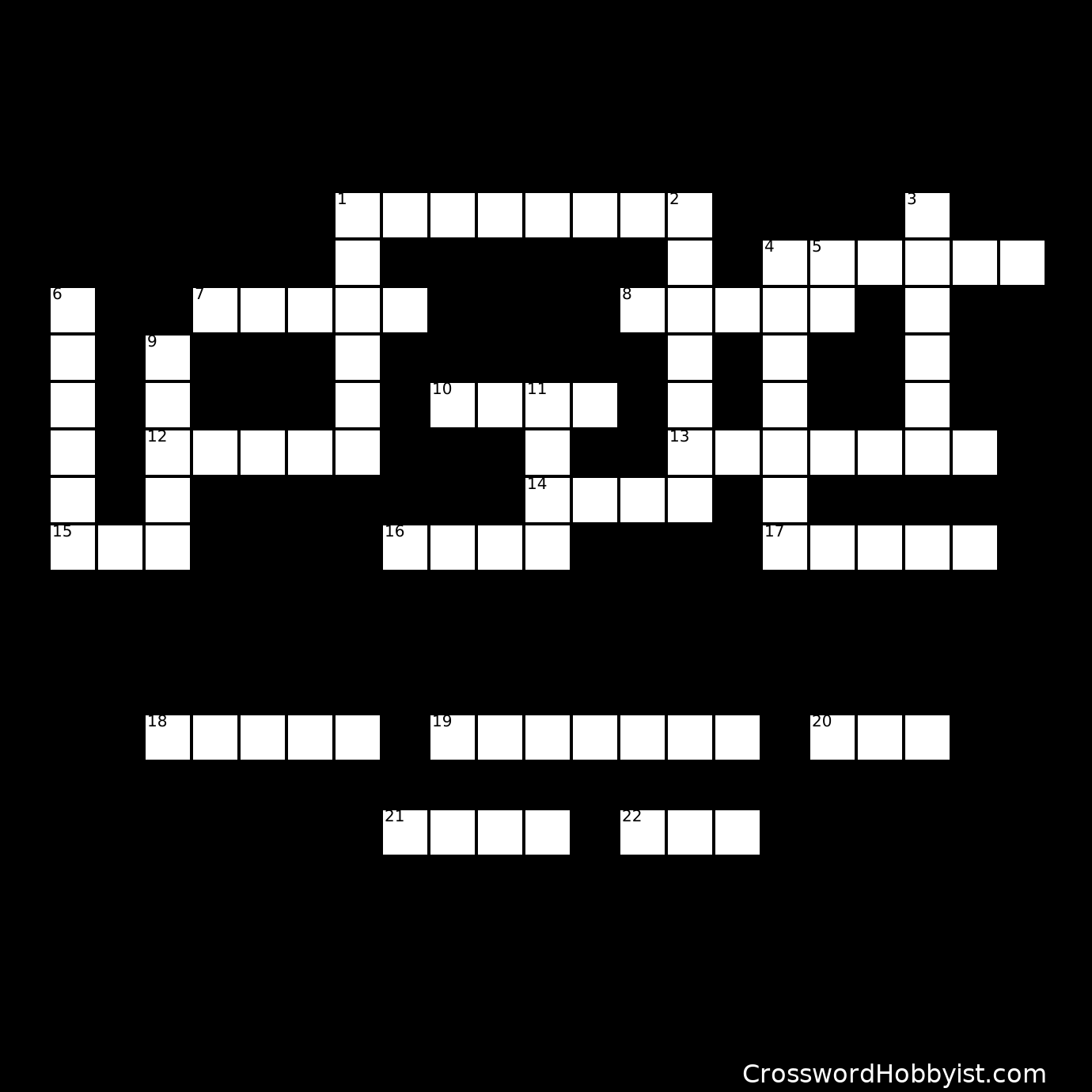 Fathers Day Card - Crossword Puzzle