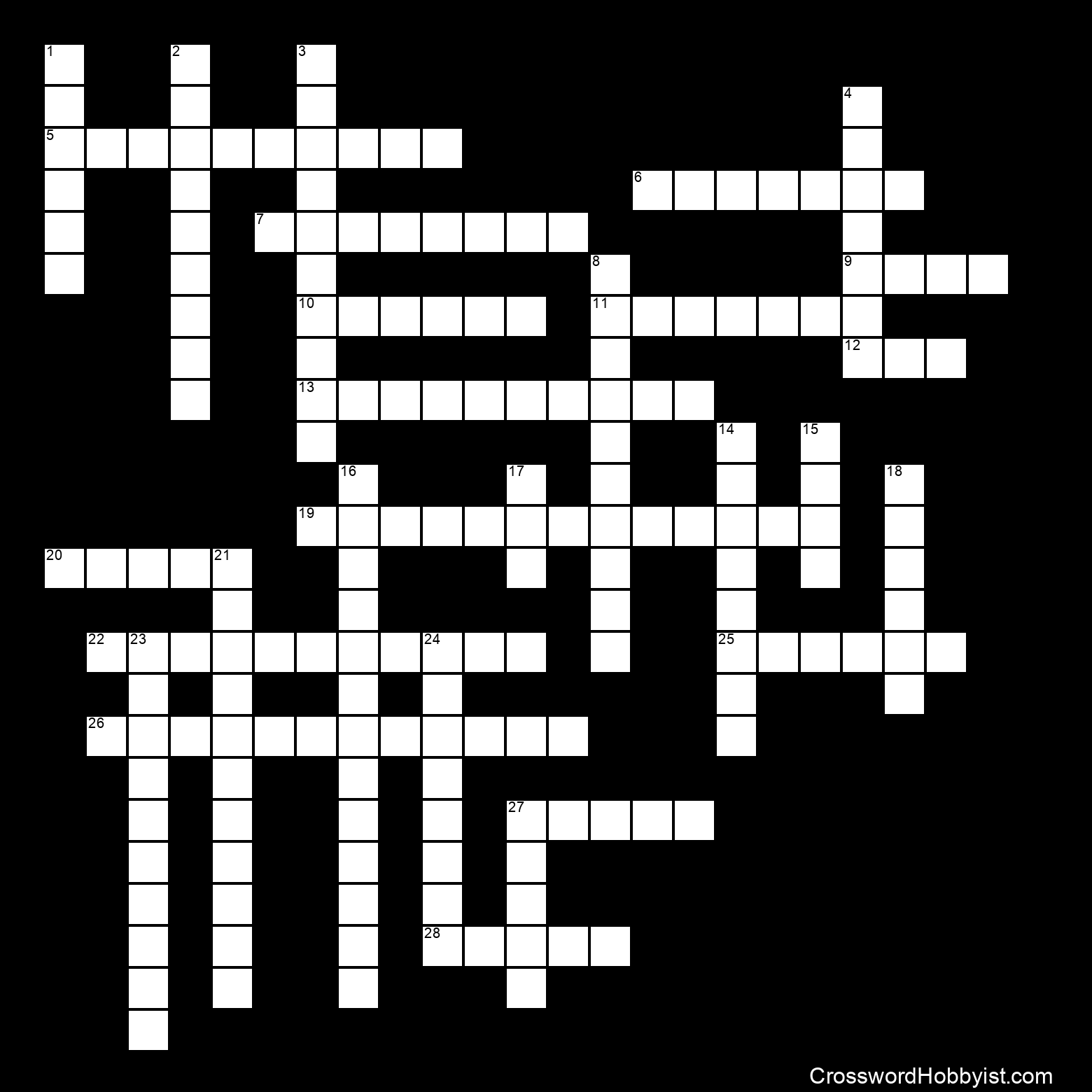 Fire Prevention & Awareness - Crossword Puzzle