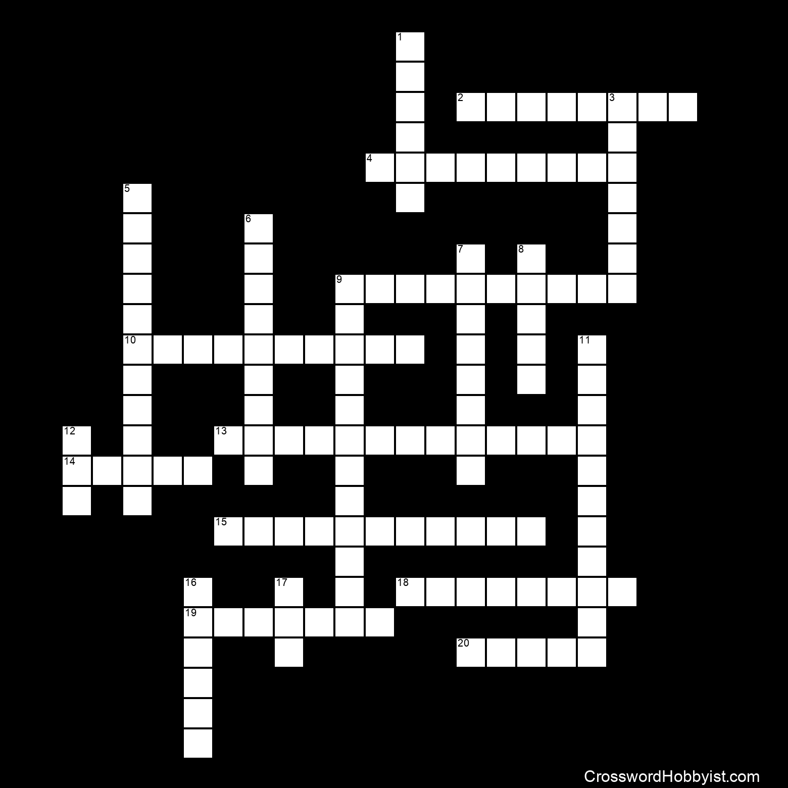 Firefighter Tools and Equipment - Crossword Puzzle