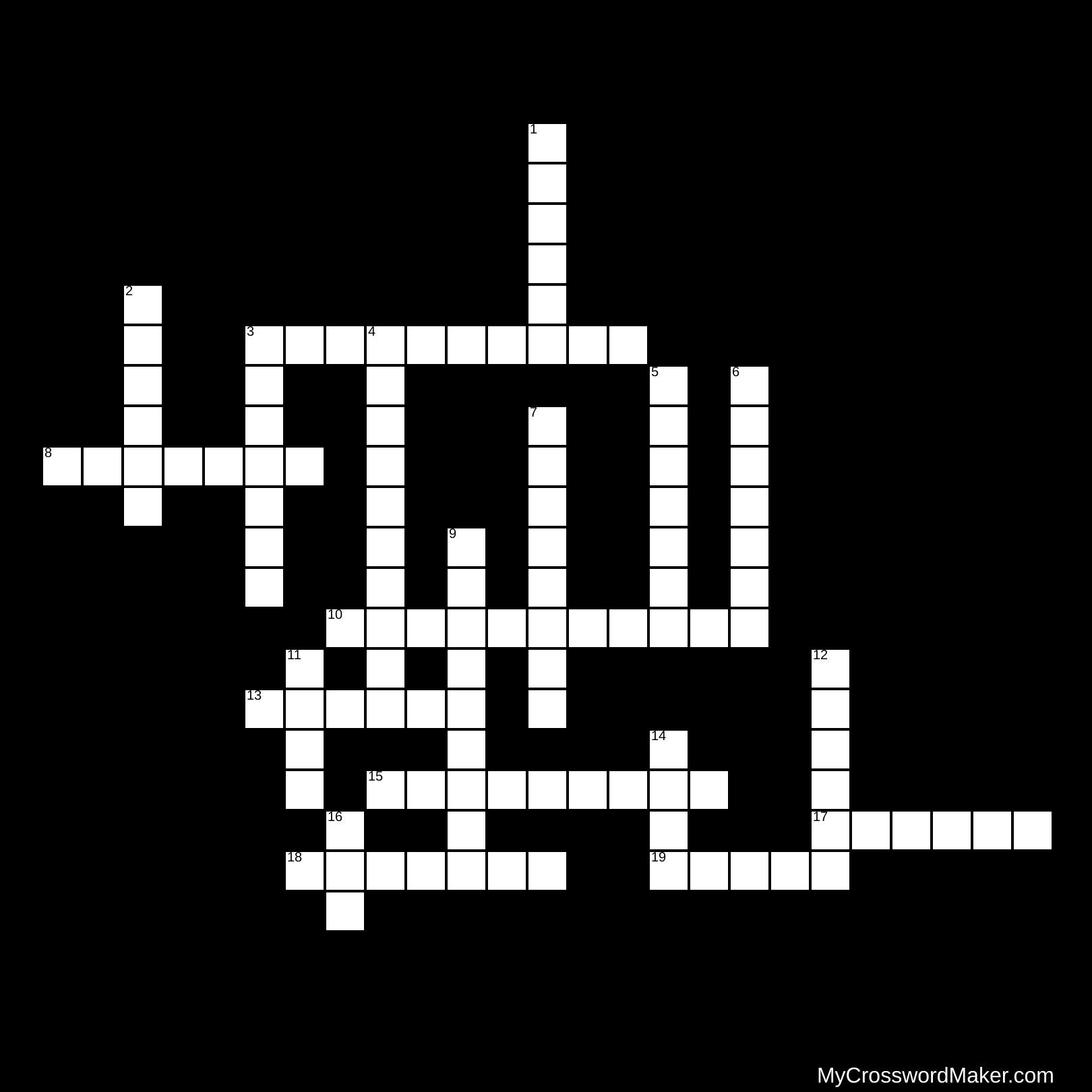 First Form Latin Unit I - Crossword Puzzle