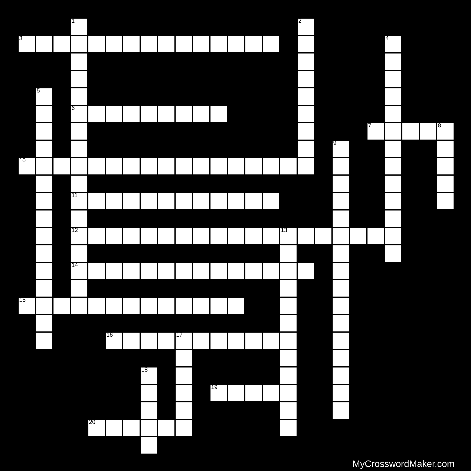 Force and Motion - Crossword Puzzle