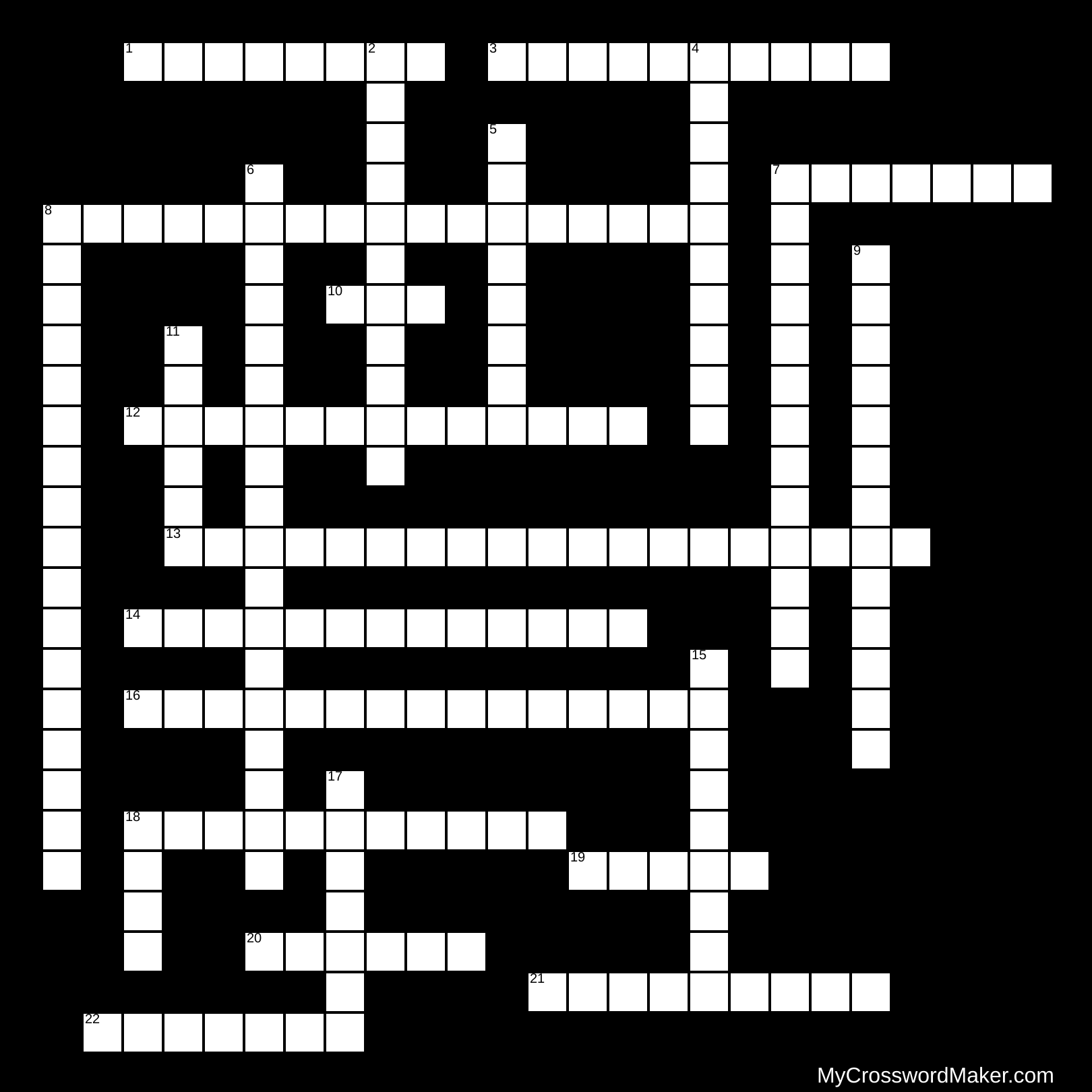 Geometric Shapes - Crossword Puzzle