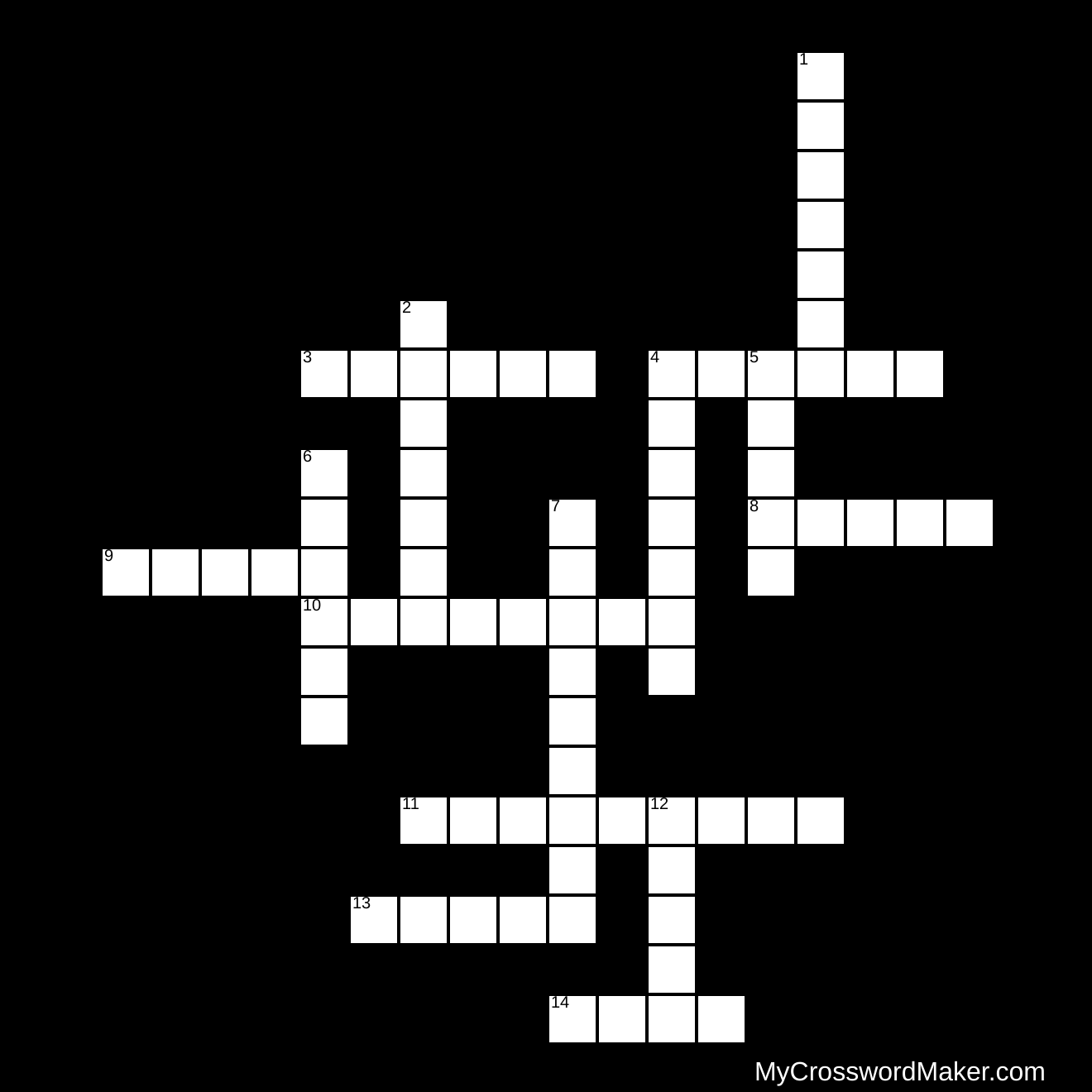 Grade 6, Tower of Babel: Genesis 11 - Crossword Puzzle