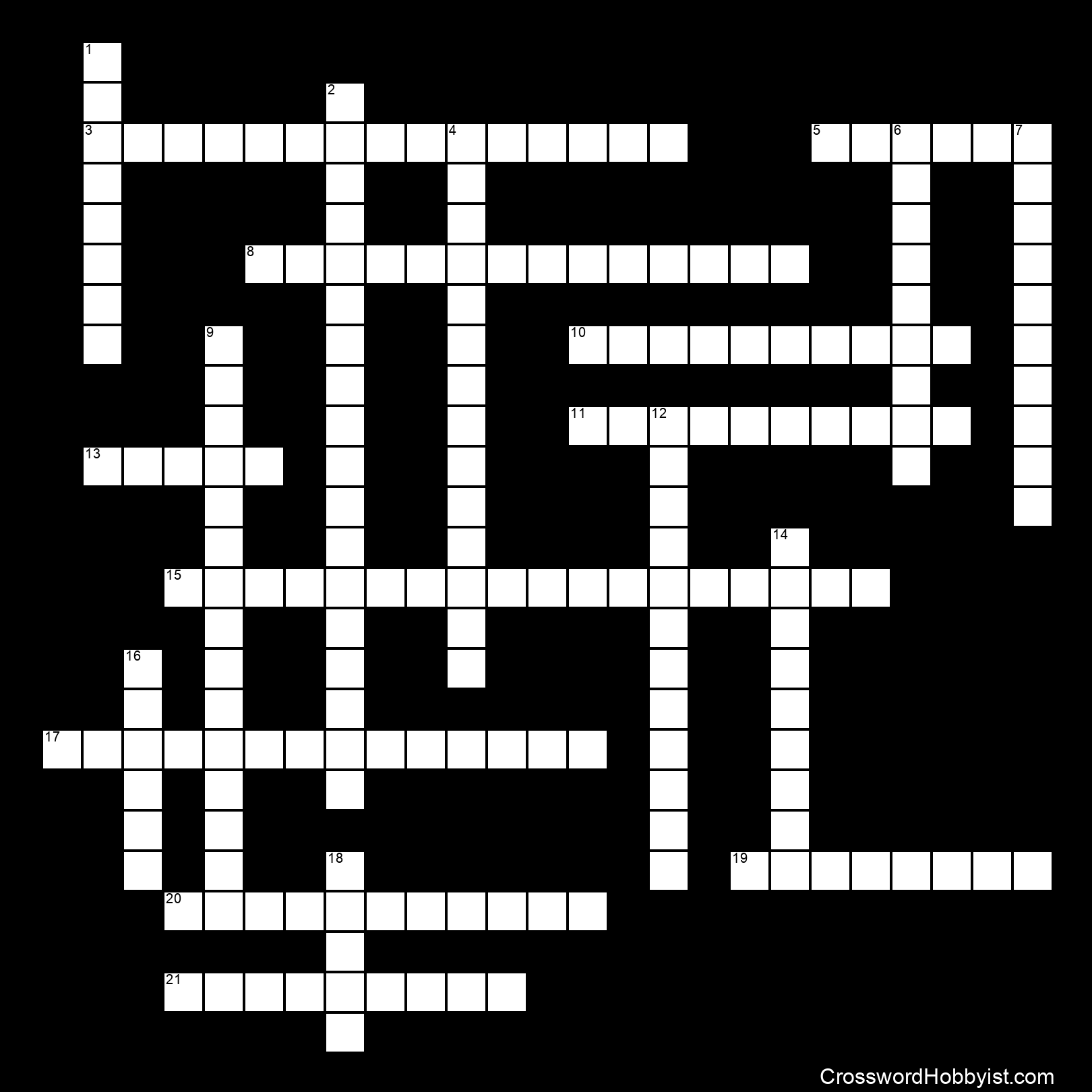 Growth of Colonial America - Crossword Puzzle