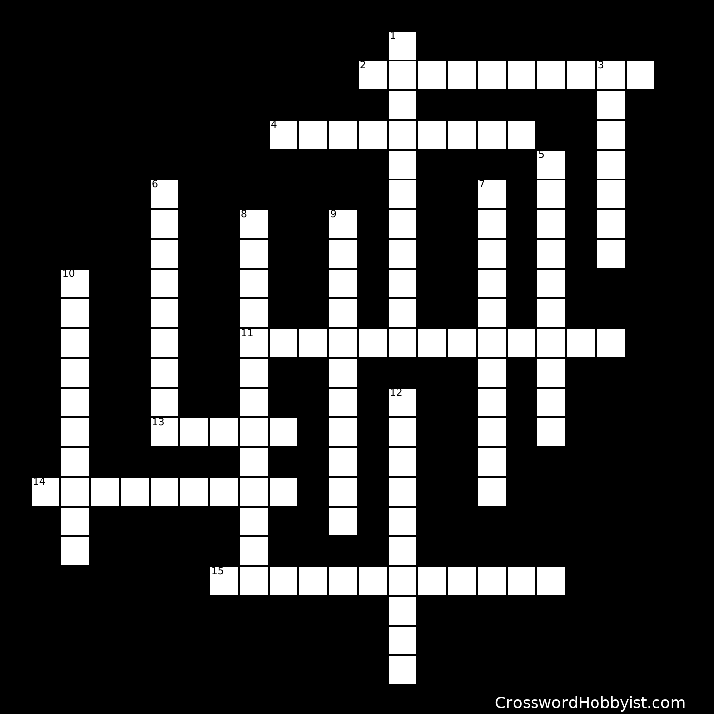 Hidden Figures and Week 14 - Crossword Puzzle