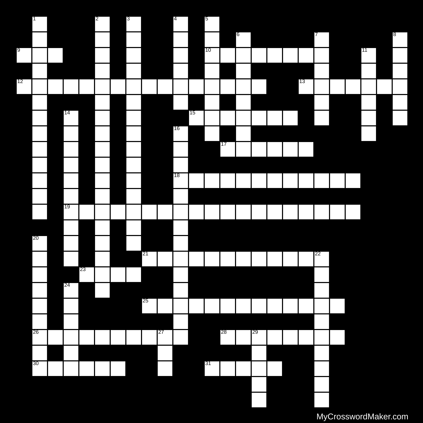 History of Journalism - Crossword Puzzle