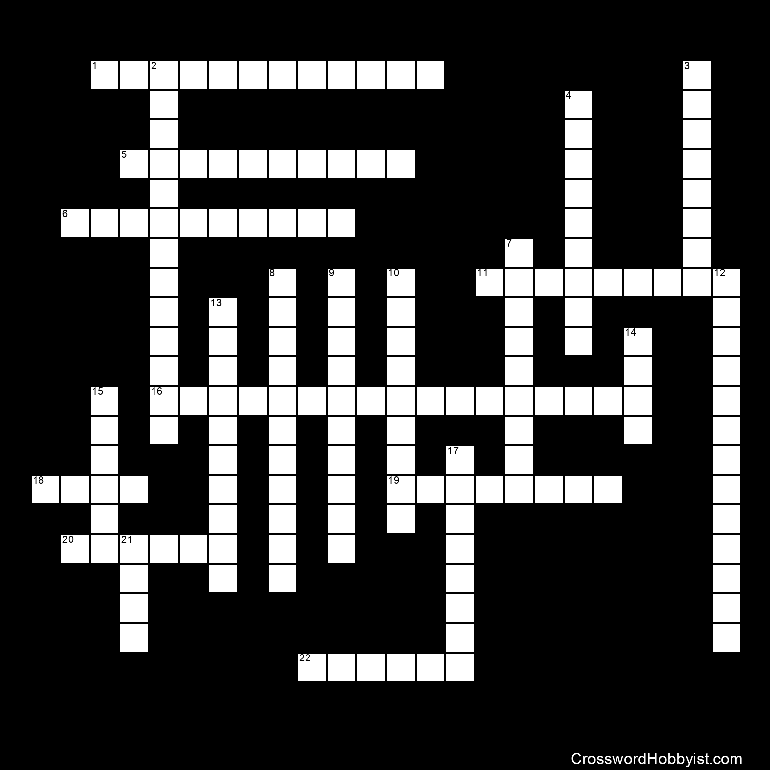 History of Western Europe - Crossword Puzzle