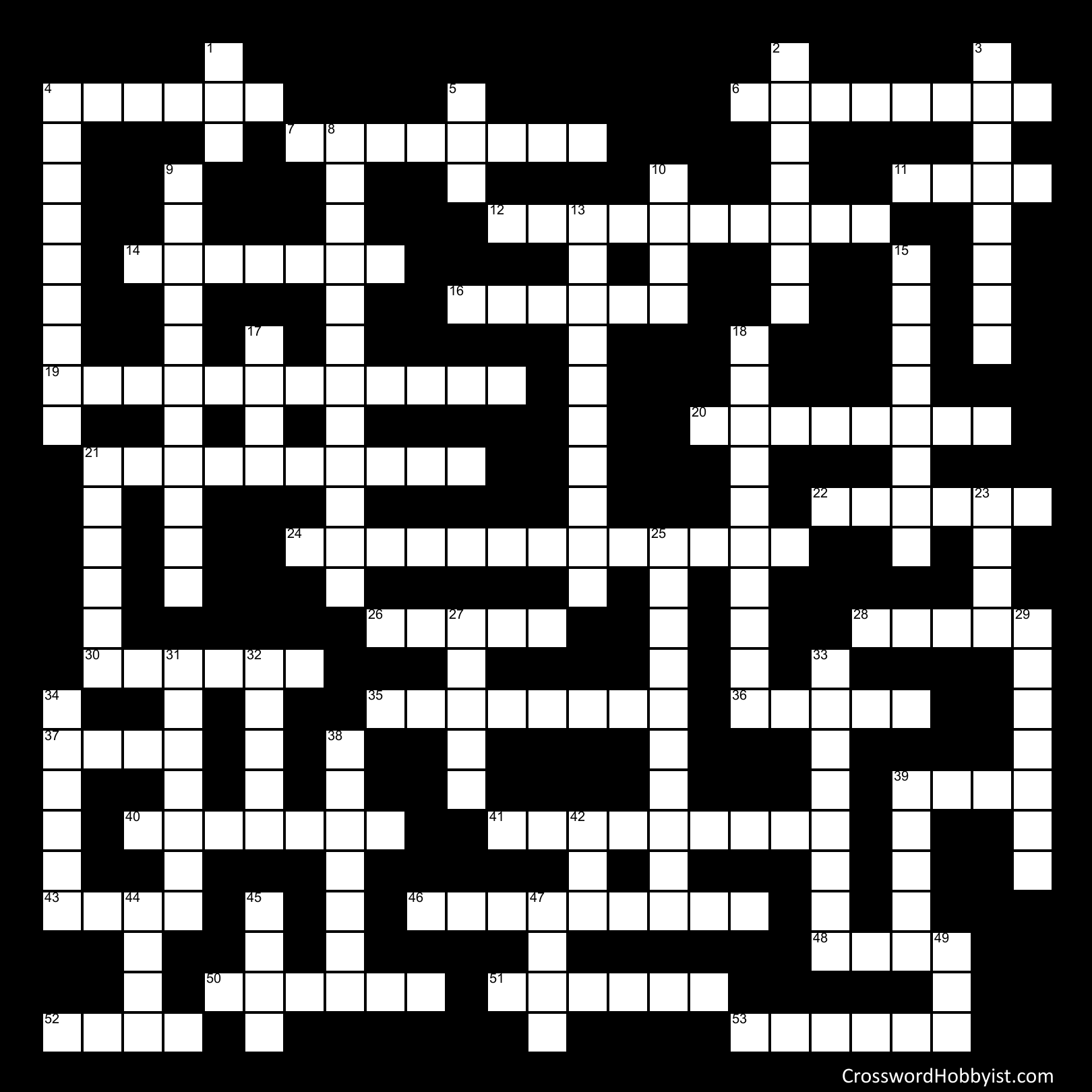 Holy Week Puzzle - Crossword Puzzle
