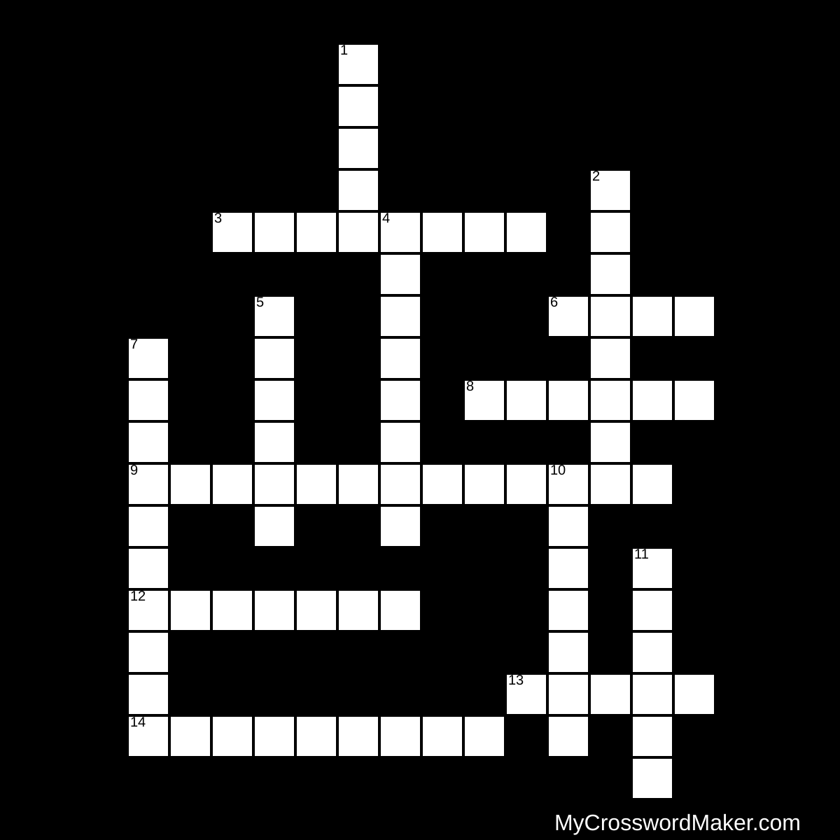 Human Body Systems - Crossword Puzzle