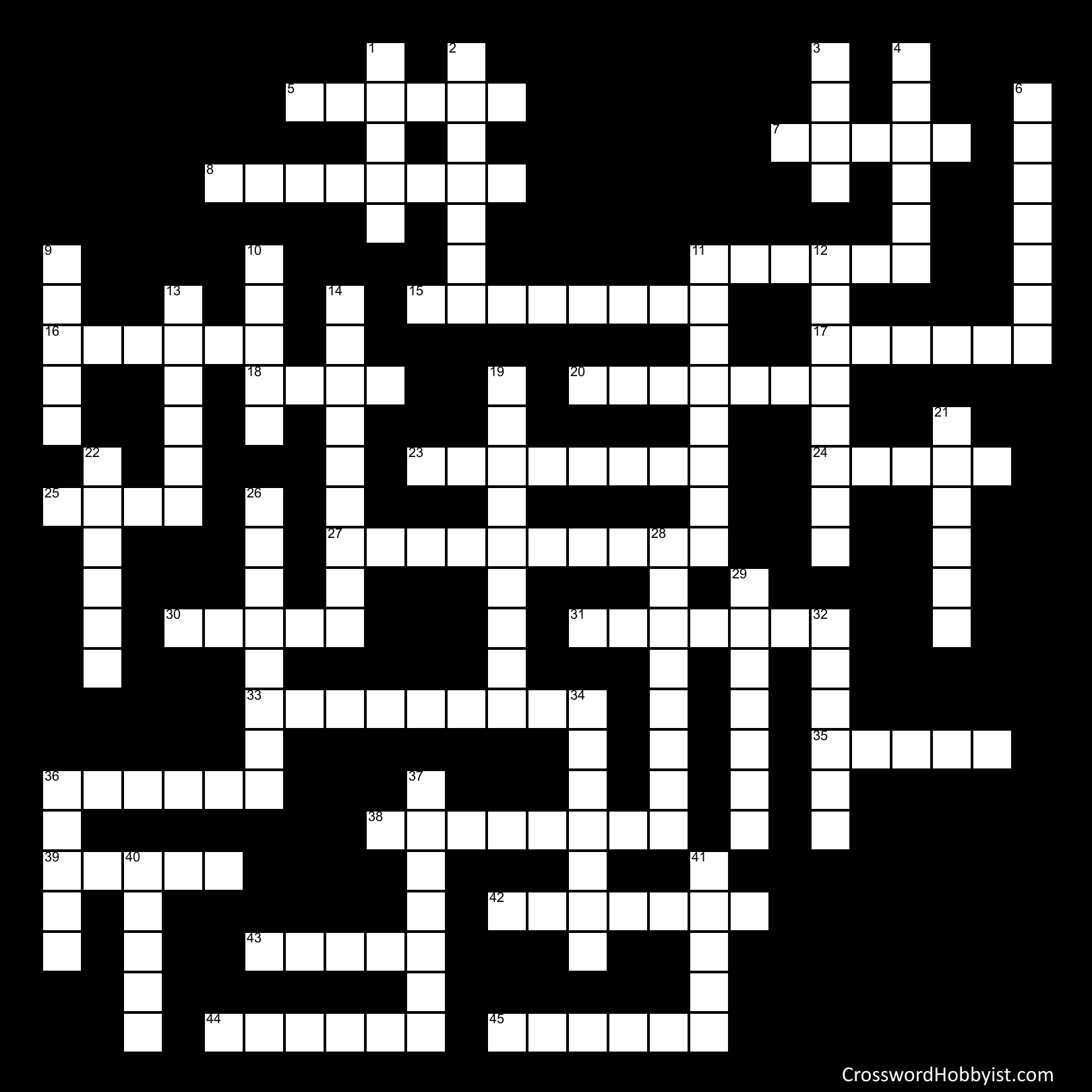 Infinitives of Regular Verbs - Crossword Puzzle