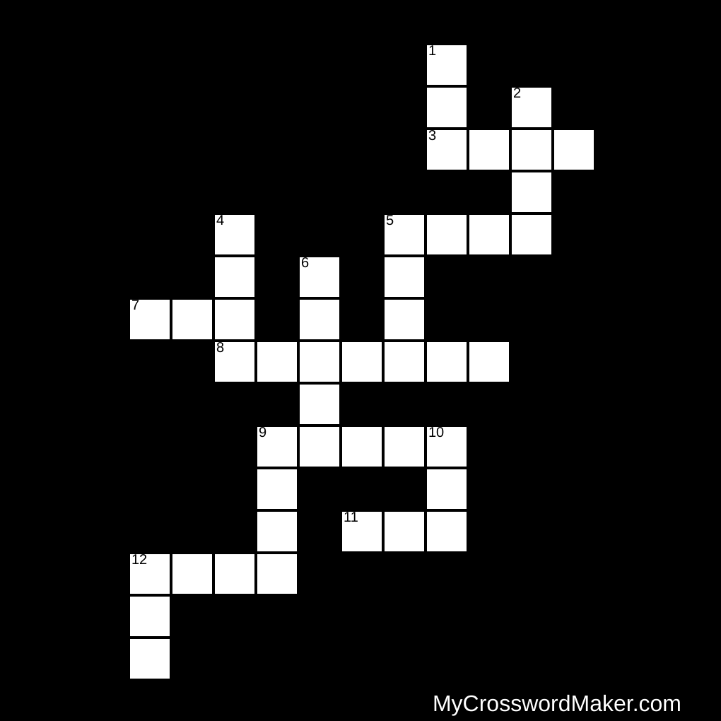 Irregular Verbs - Crossword Puzzle