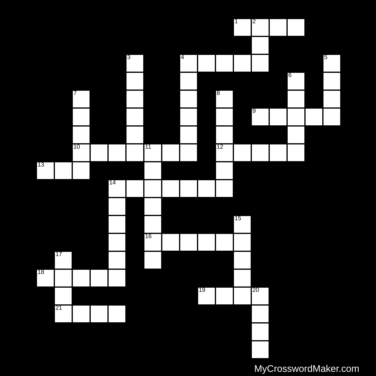 Irregular Verbs - Crossword Puzzle