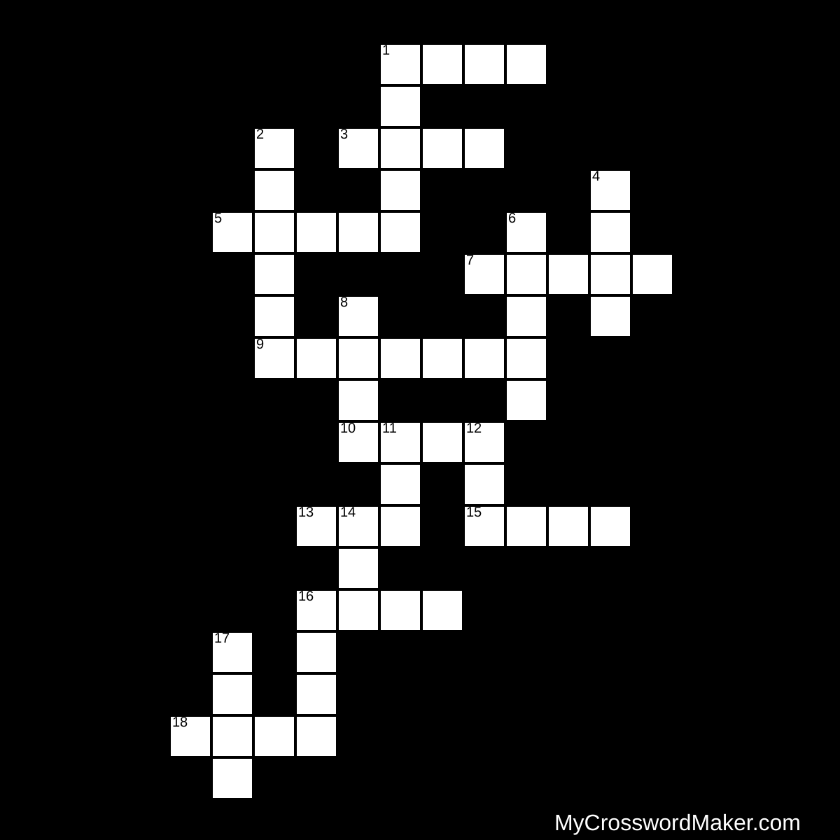 Irregular Verbs (Past Simple) - Crossword Puzzle