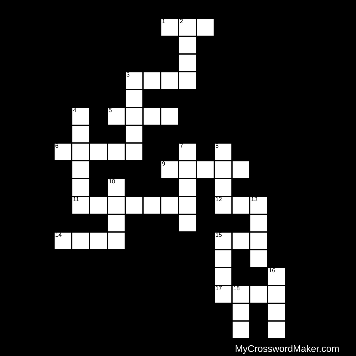 Irregular Verbs (Past Simple) - Crossword Puzzle