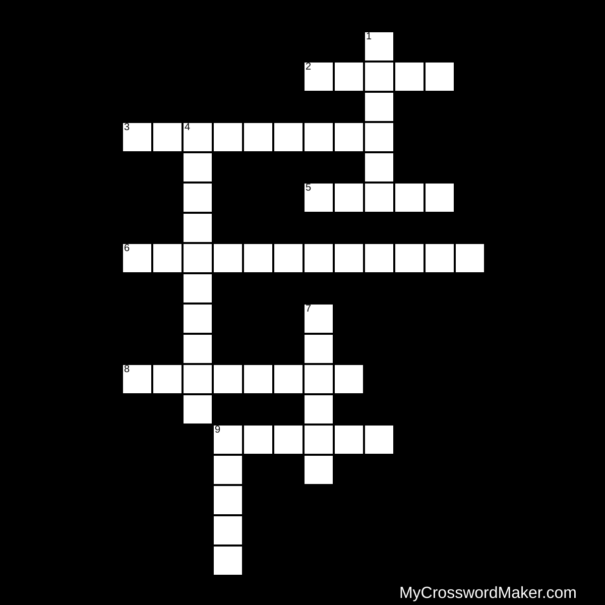 JESUS LOVES ME - Crossword Puzzle