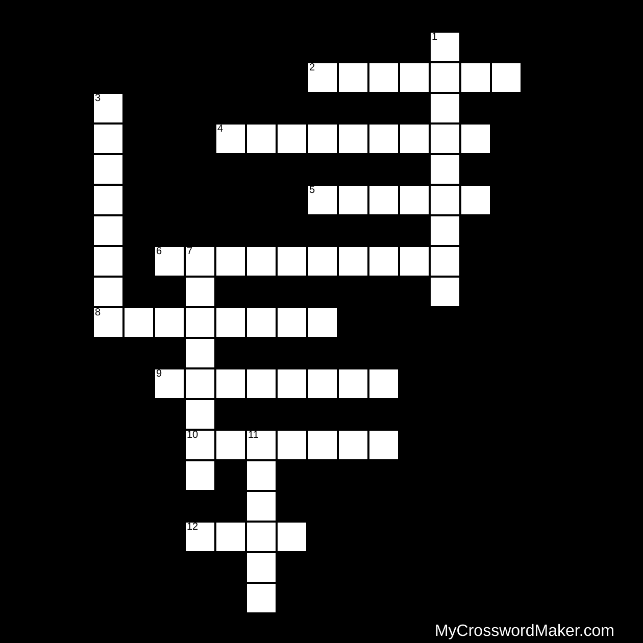 Jazz Dance Basic Terms - Crossword Puzzle