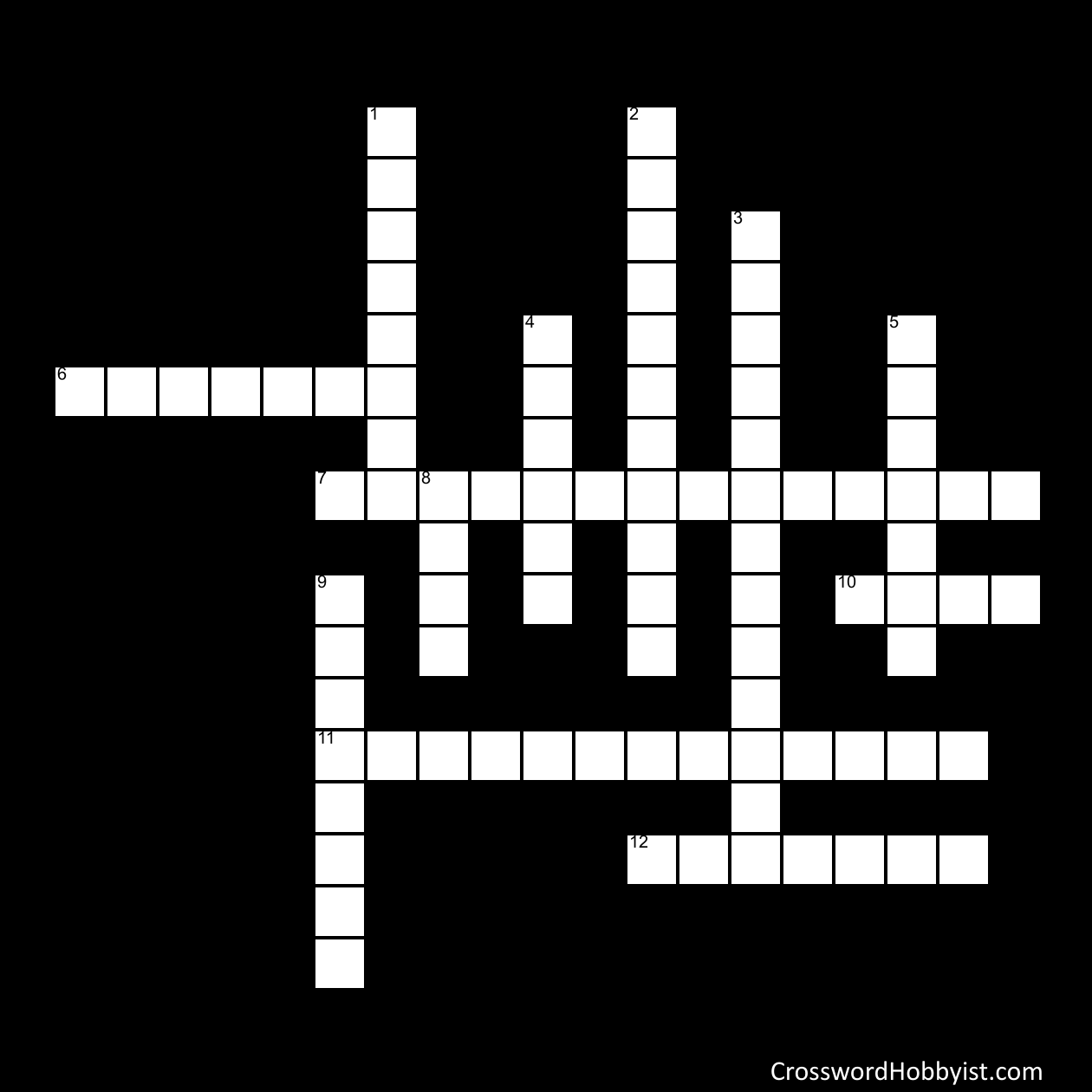 Know your states and capitals - Crossword Puzzle