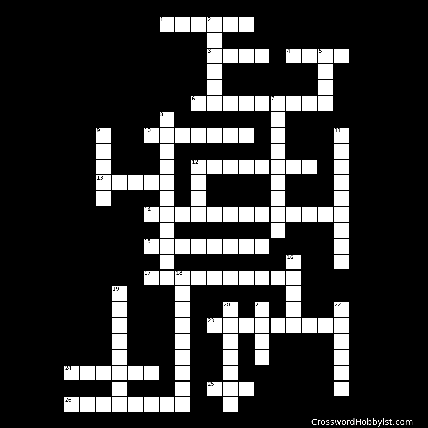LA COMIDAS - Crossword Puzzle