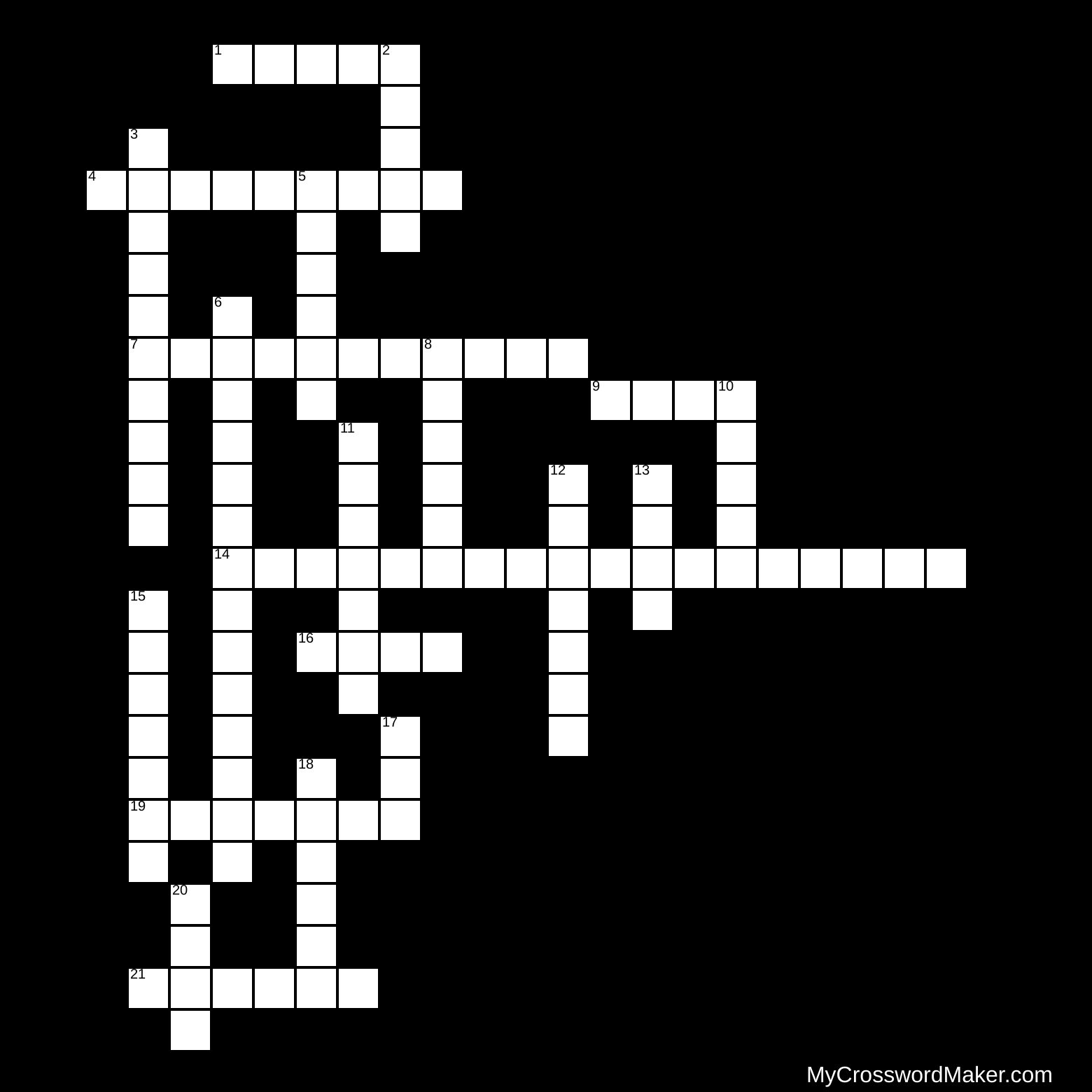 LANDFORMS AND WATERFORMS - Crossword Puzzle