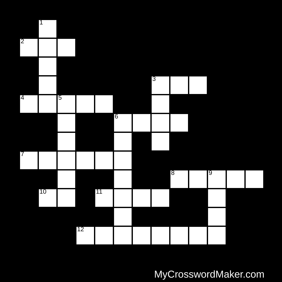 LATIN VOCABULARY - Crossword Puzzle